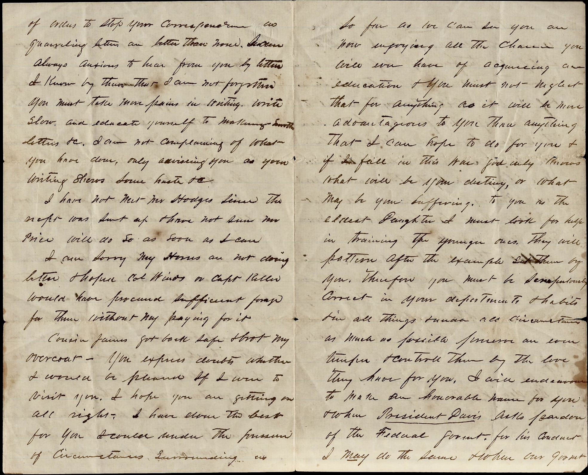 1865: Phillip Dale Roddey to Mary Emma Roddey | Spared & Shared 23