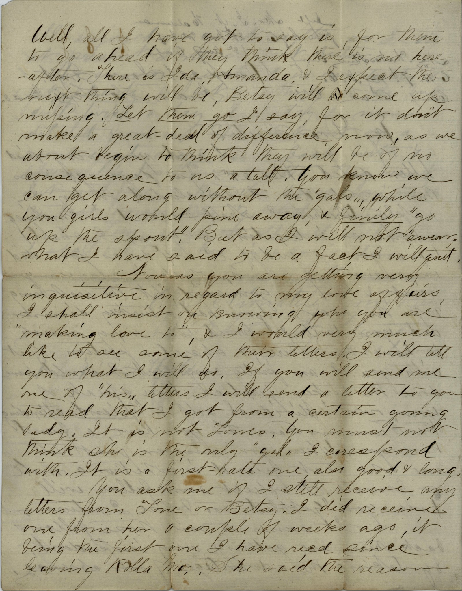 1864: Isaac Newton Haldeman to his Sister | Spared & Shared 23