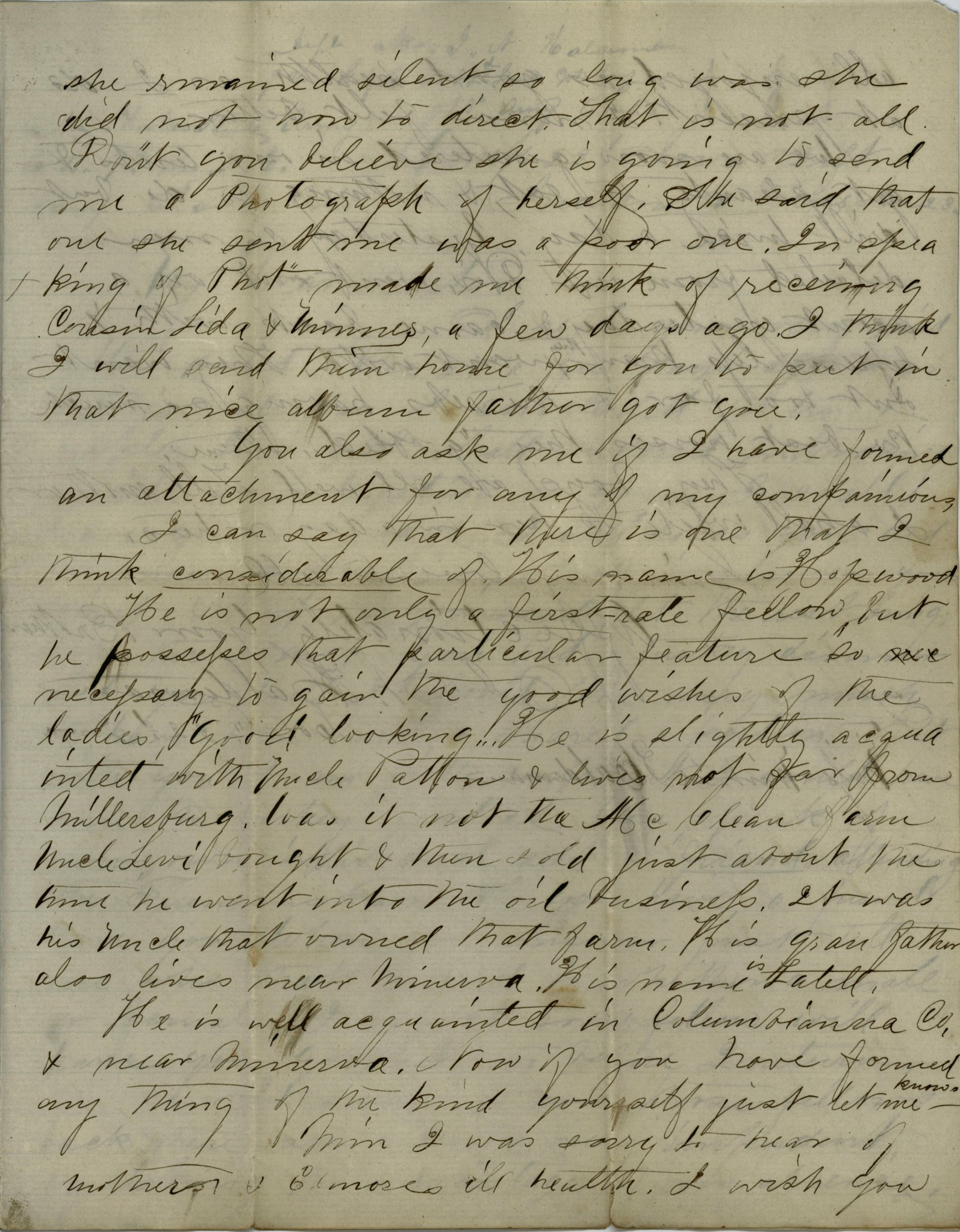 1864: Isaac Newton Haldeman to his Sister | Spared & Shared 23