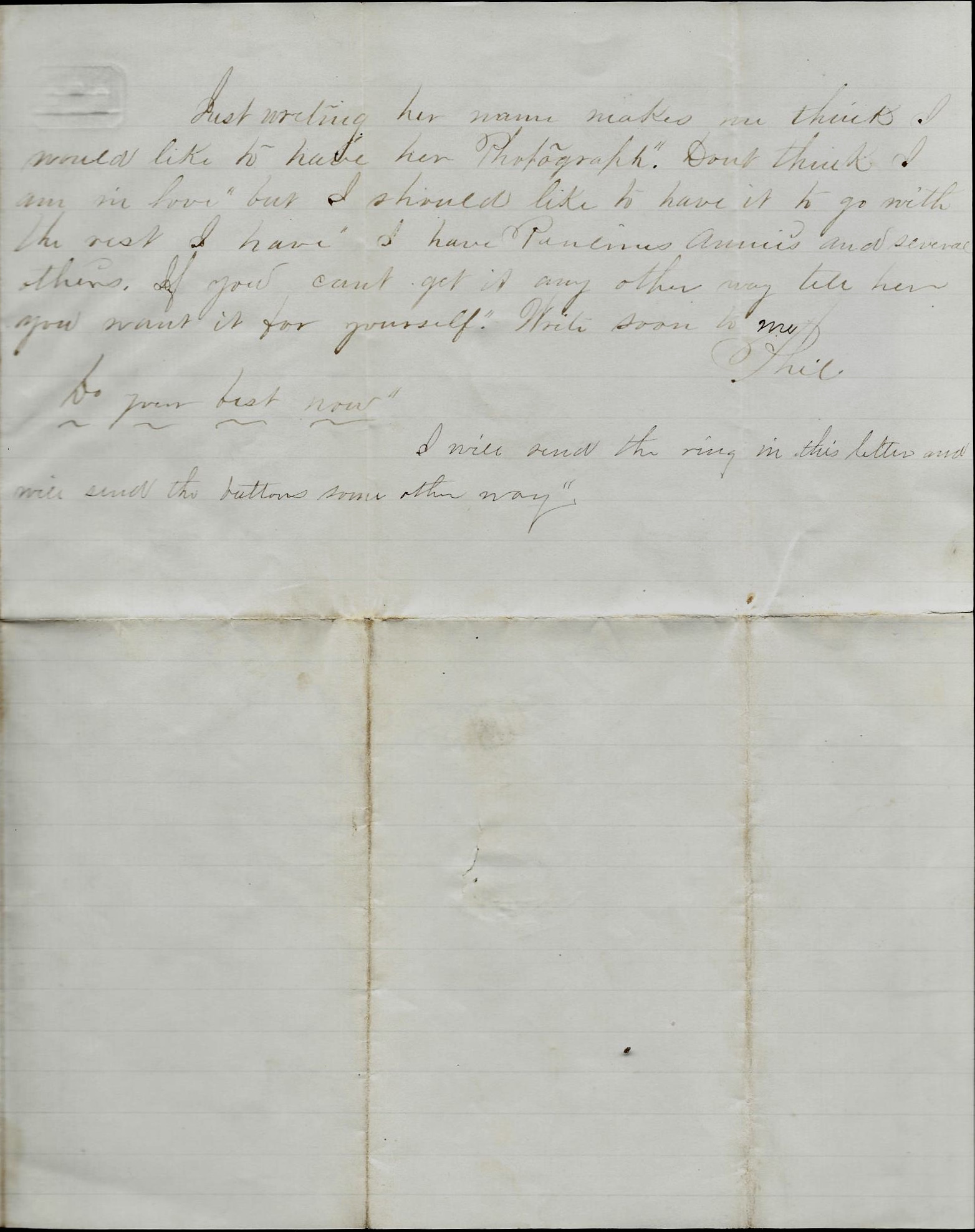 1864: Phillip Jones Carleton to “Cousin Harry” | Spared & Shared 23