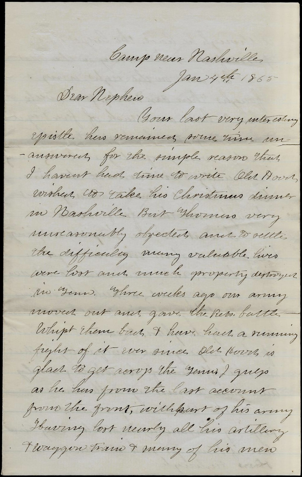 1865: Sanford Tuttle Bliss to Kent Jarvis | Spared & Shared 23