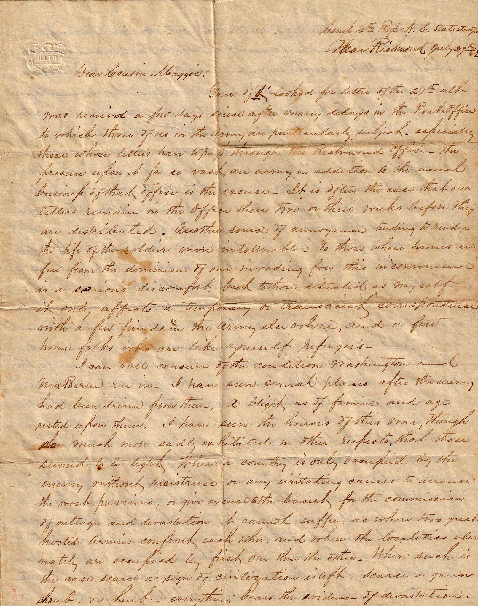 4th North Carolina Infantry | Spared & Shared 23