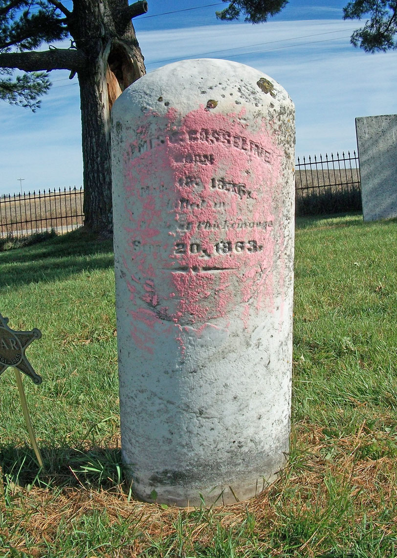 1861: James C. Gosseline to Thurston J. Gosseline | Spared & Shared 23