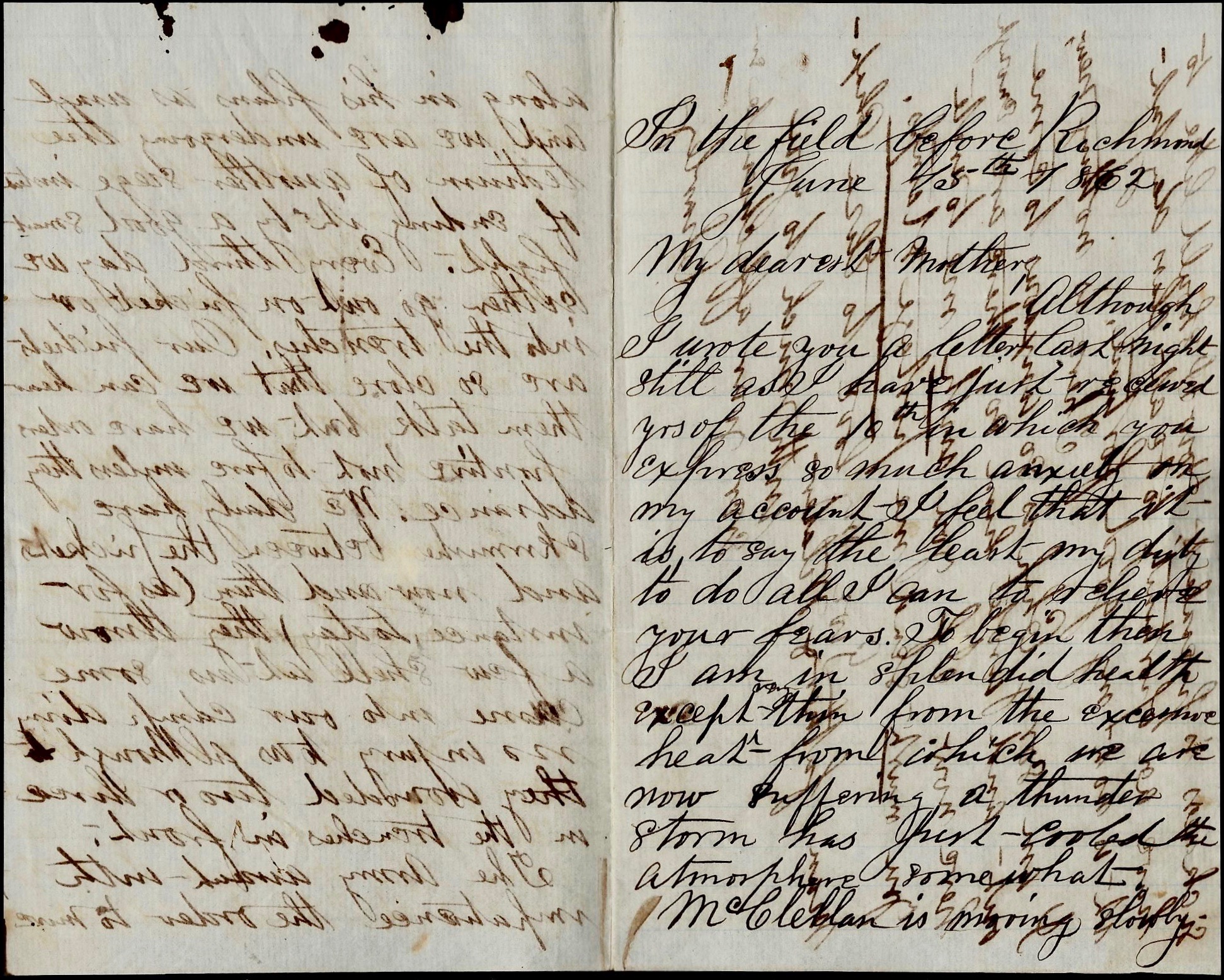 1862: Charles Trowbridge Dwight to Elizabeth (Wilder) Dwight | Spared ...