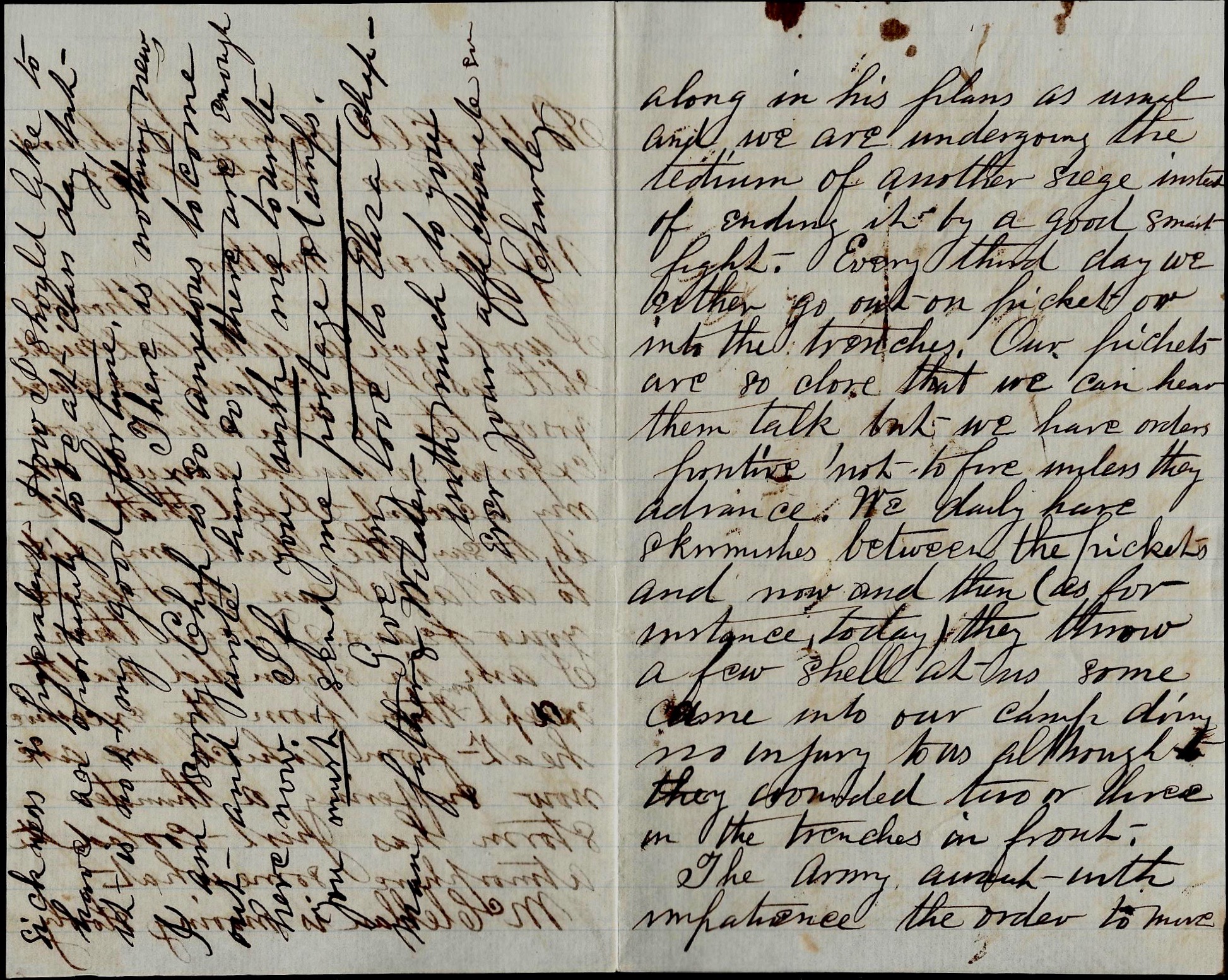 1862: Charles Trowbridge Dwight to Elizabeth (Wilder) Dwight | Spared ...