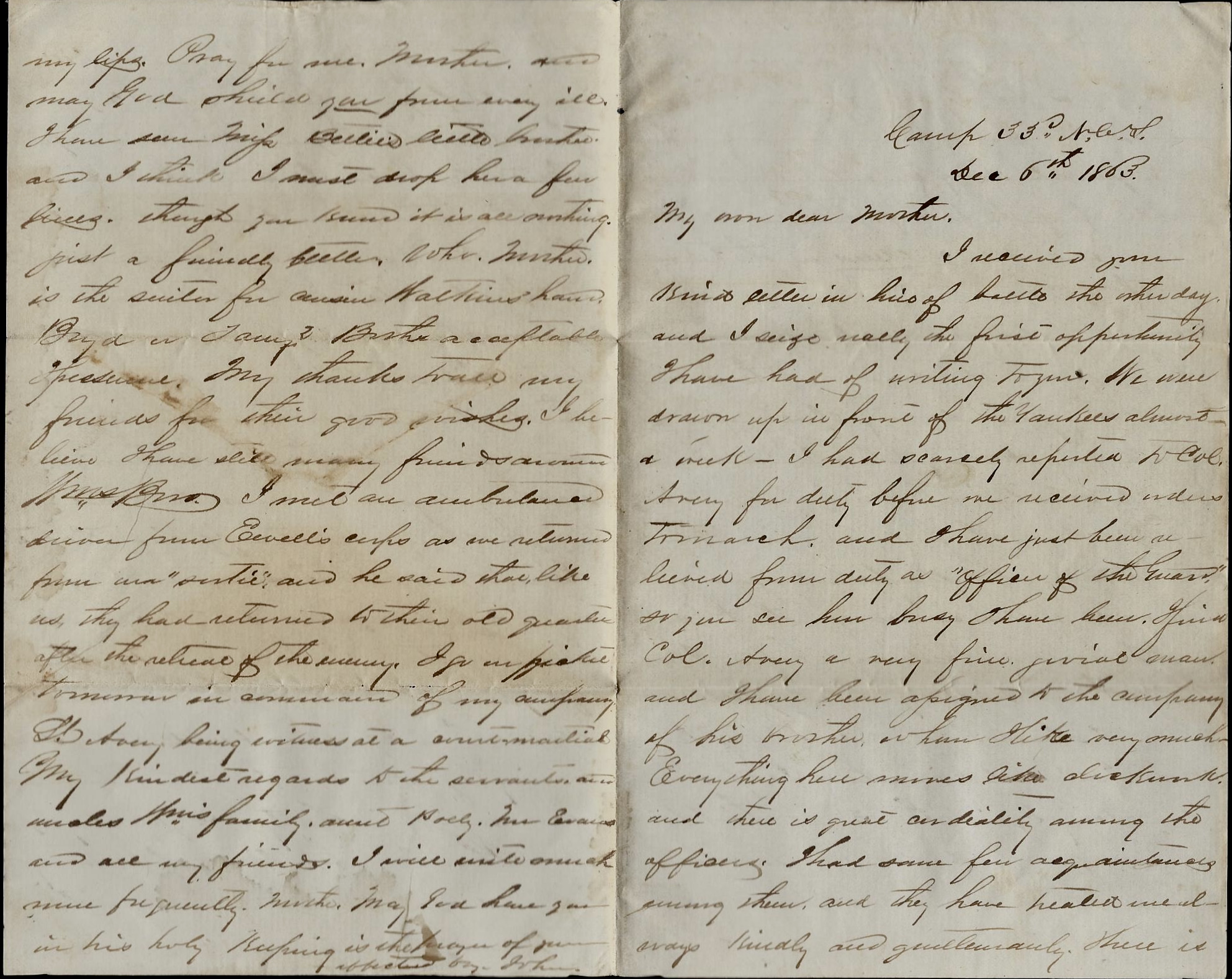 1863: John D. Fain to Susan (Martin Hair) Fain | Spared & Shared 23