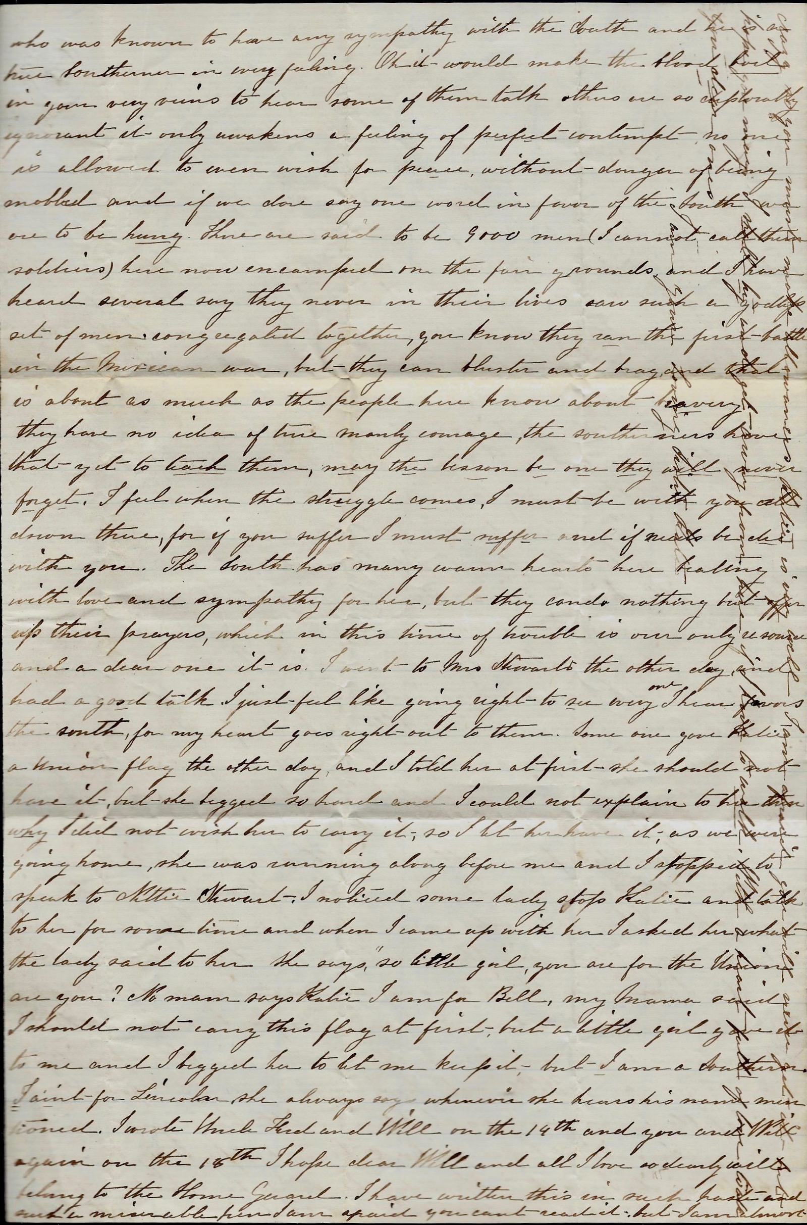 1861: Kate (Pinckard) Greenleaf to Margaret St. Clair Pinckard | Spared ...