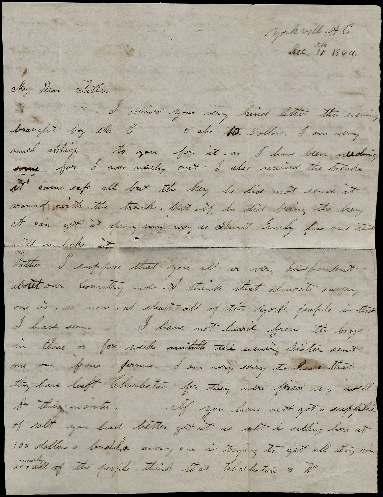 1864: Martha Rebecca Elizabeth McElwee to Jonathan Newman McElwee ...