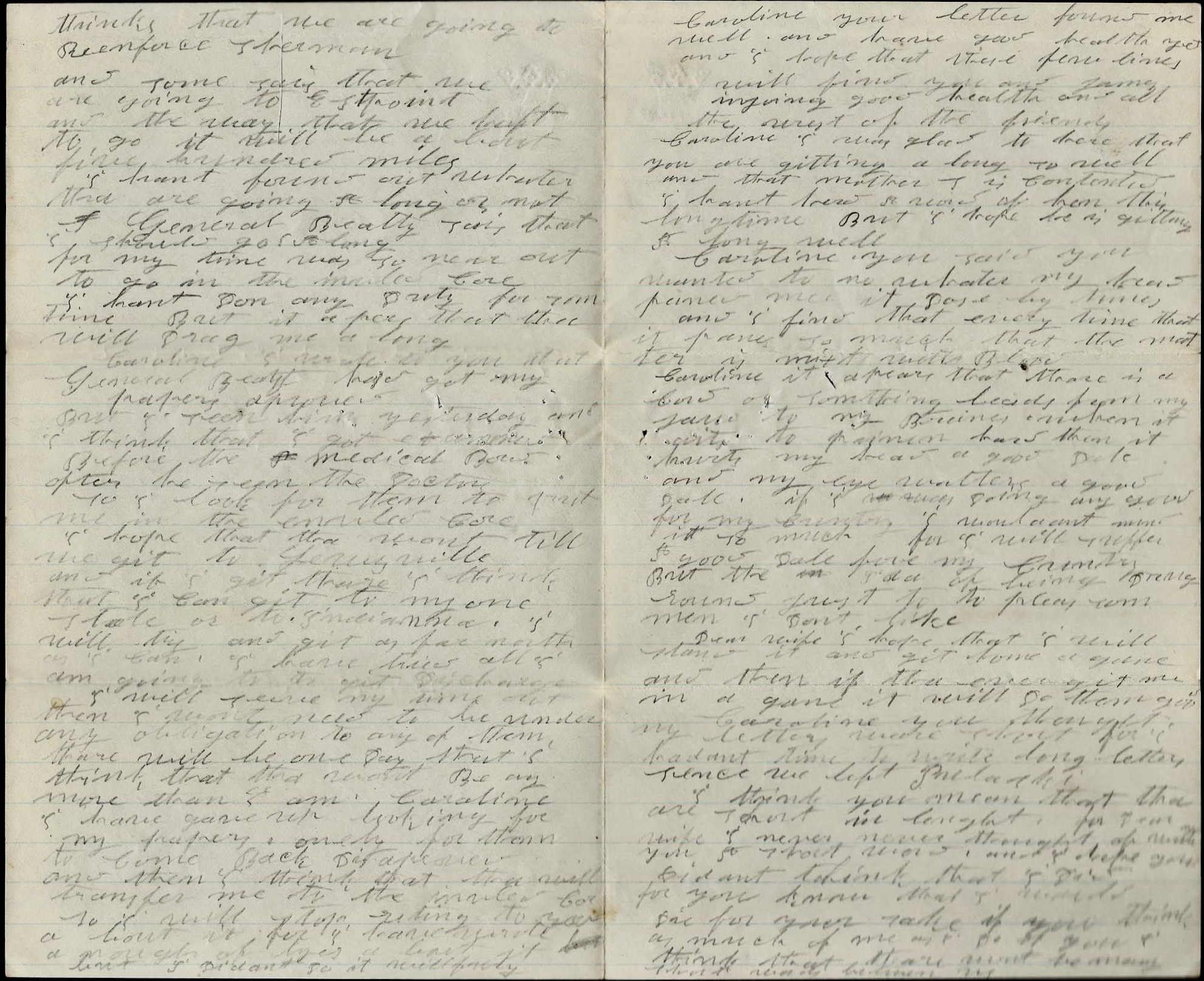 1865: Jonathan Beatty to Caroline (Shoup) Beatty | Spared & Shared 23