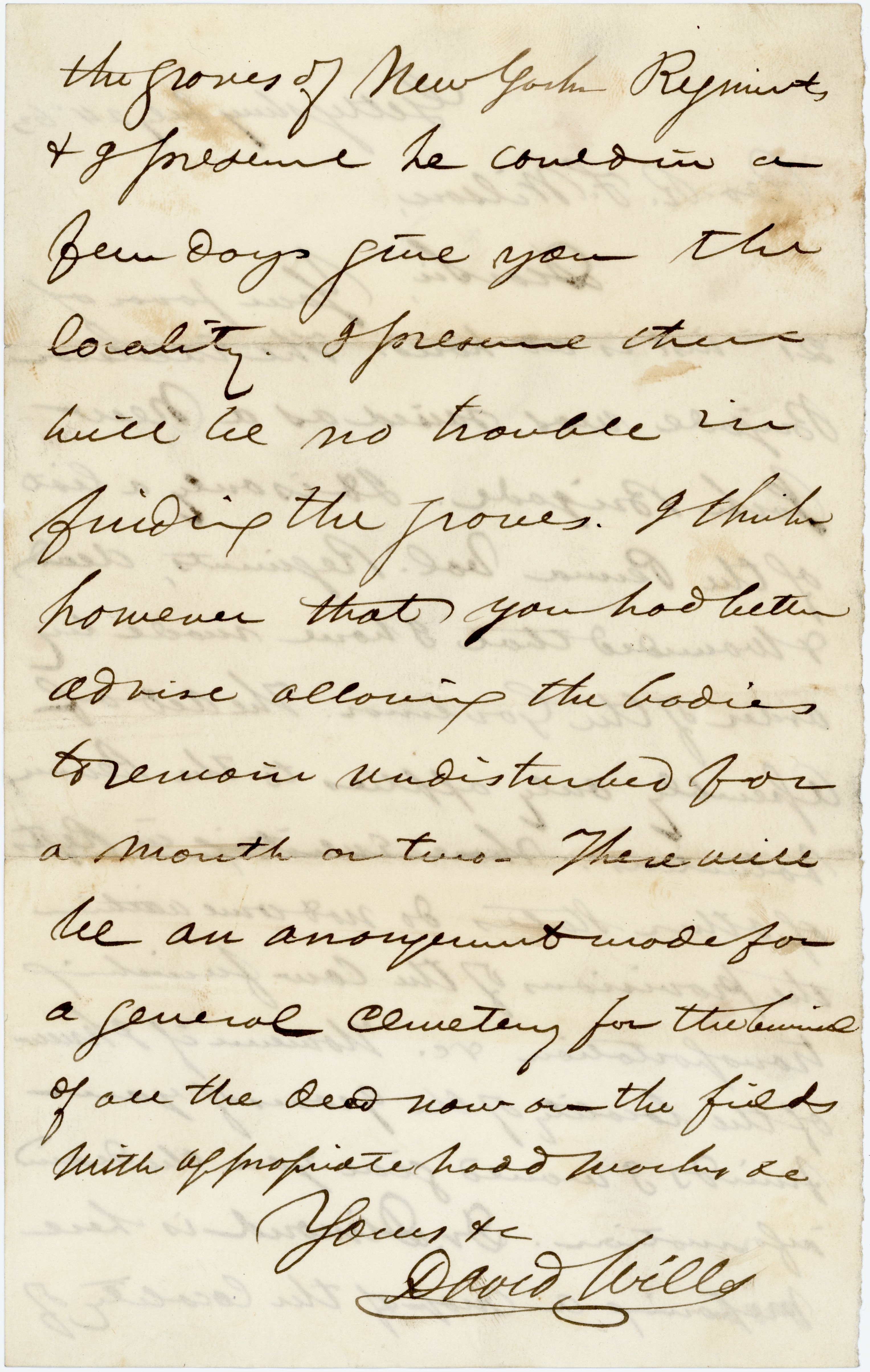 1863: David Wills to Rev. Robert Fleming Wilson | Spared & Shared 23