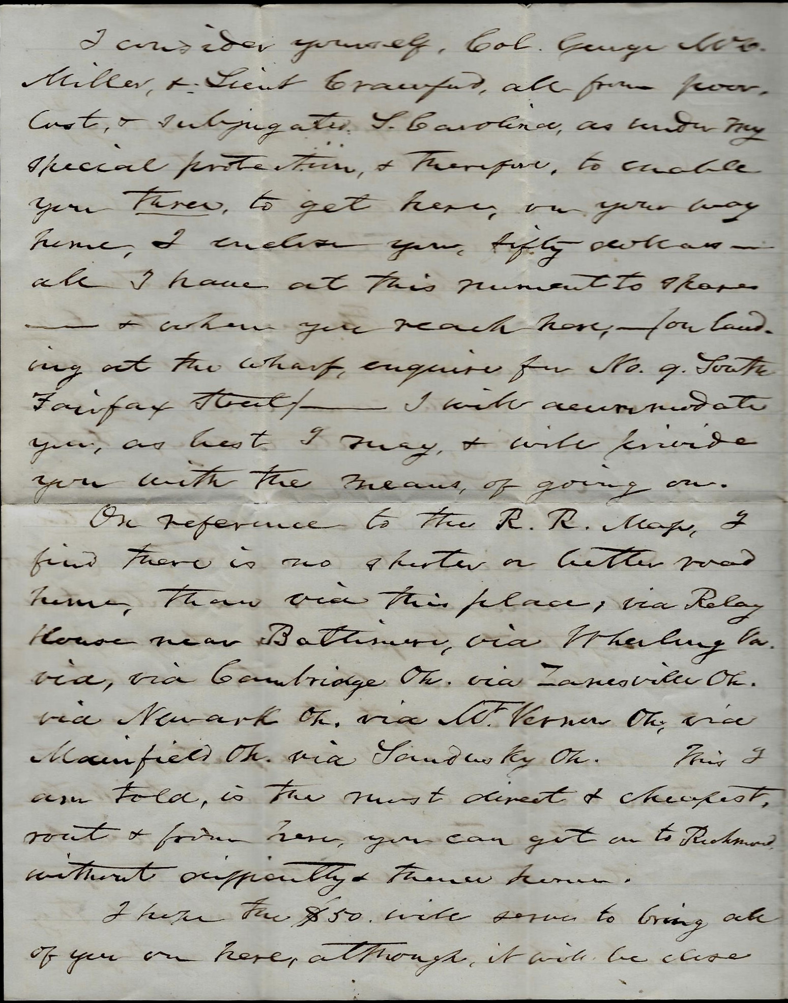 1865: William Hazzard Wigg to Charles Jones Colcock Hutson | Spared ...