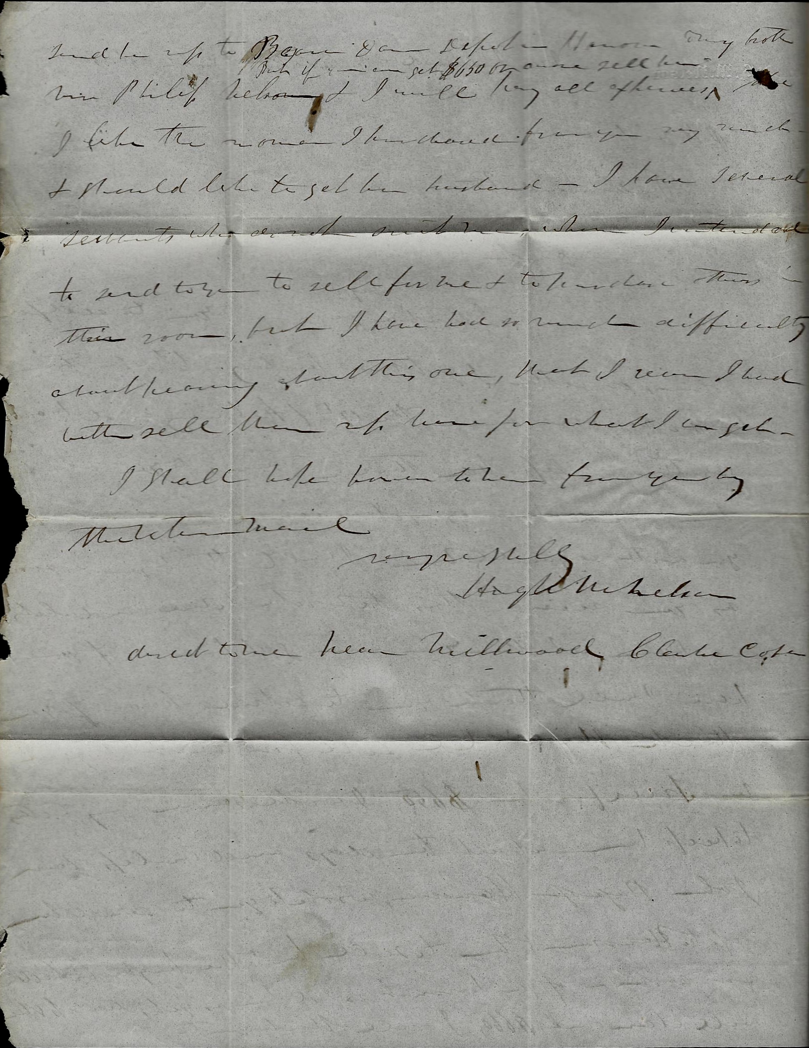 1850: Hugh Mortimer Nelson to Richard Henry Dickinson | Spared & Shared 23