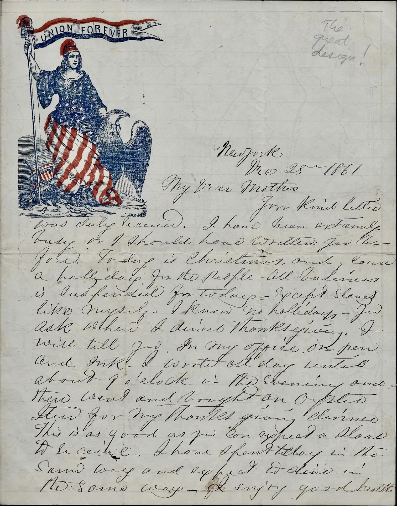 1861: John Gaylord Wells to Catherine (Griswold) Wells | Spared & Shared 23