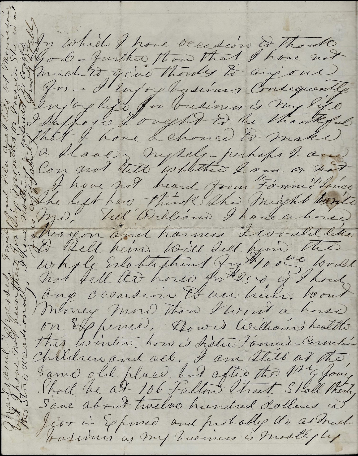1861: John Gaylord Wells to Catherine (Griswold) Wells | Spared & Shared 23