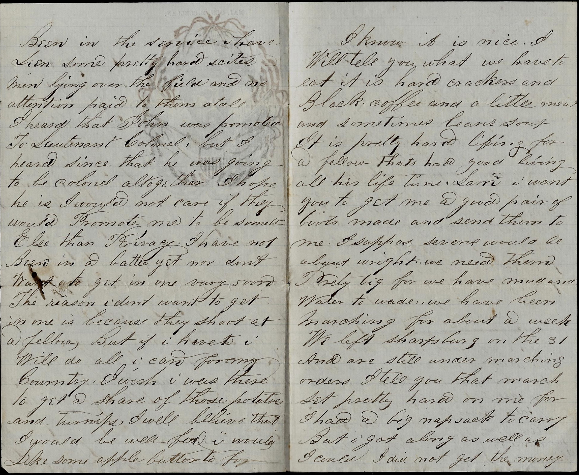1862: Martin Conley to Samuel Welles | Spared & Shared 23