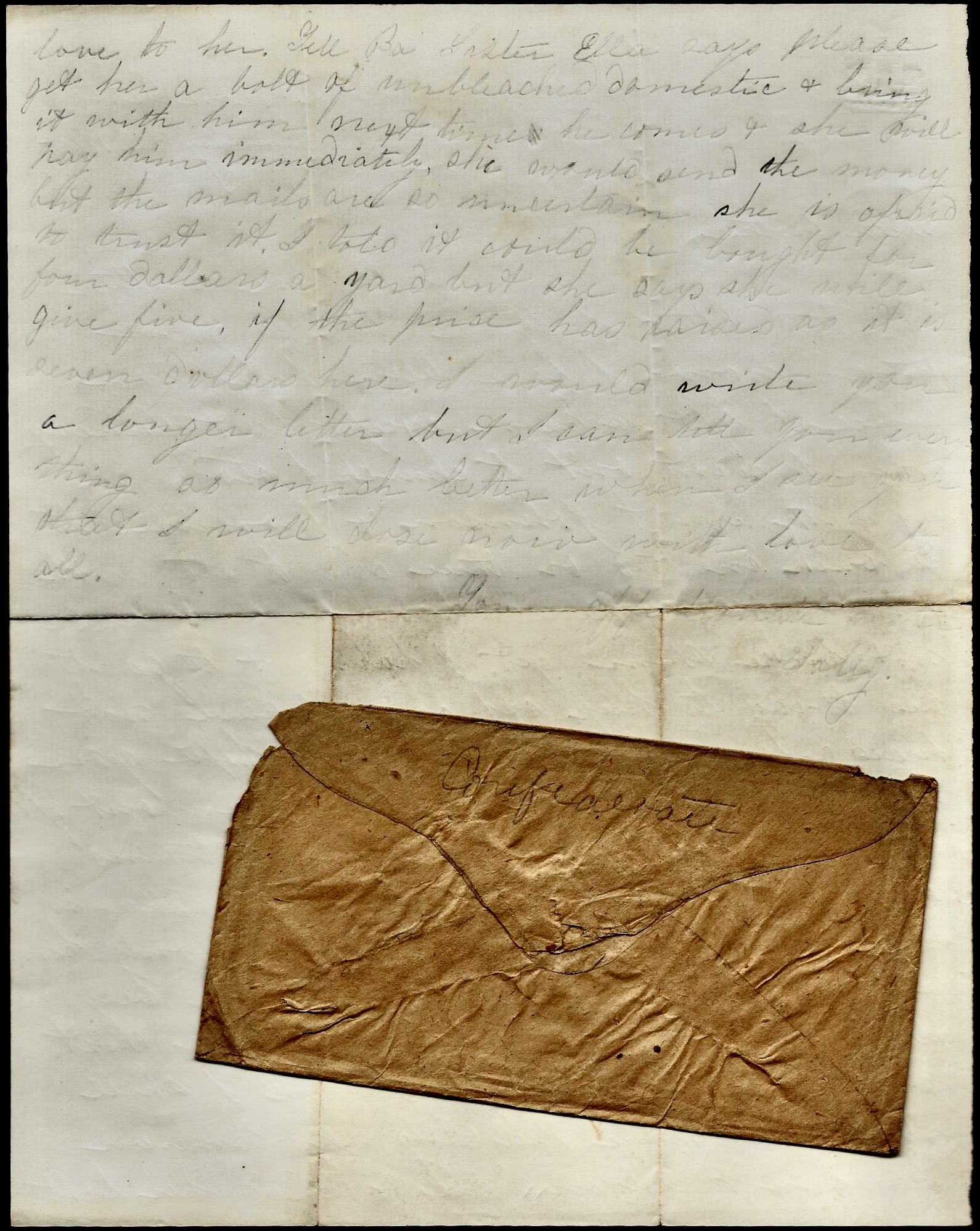 1865: Sallie Green to George H. Green | Spared & Shared 23