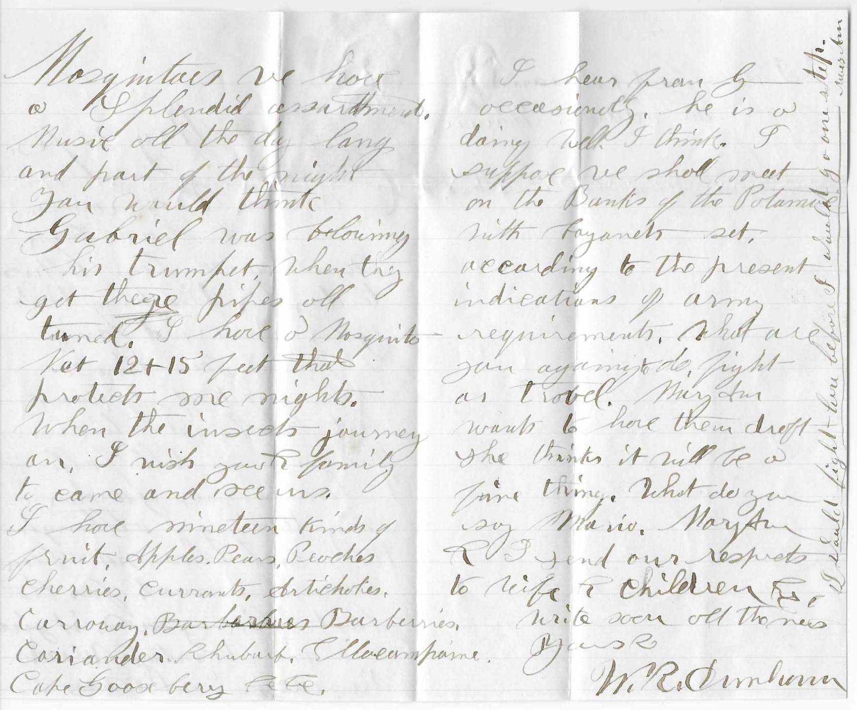 1863: William Russell Dunham to Warren Snow Barrows | Spared & Shared 23