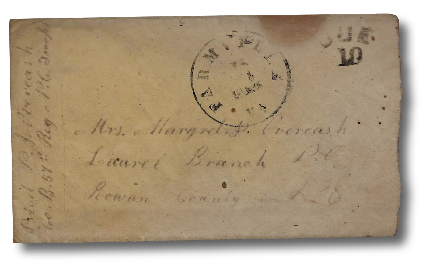 1863: Philip Josiah Overcash to his Family | Spared & Shared 23