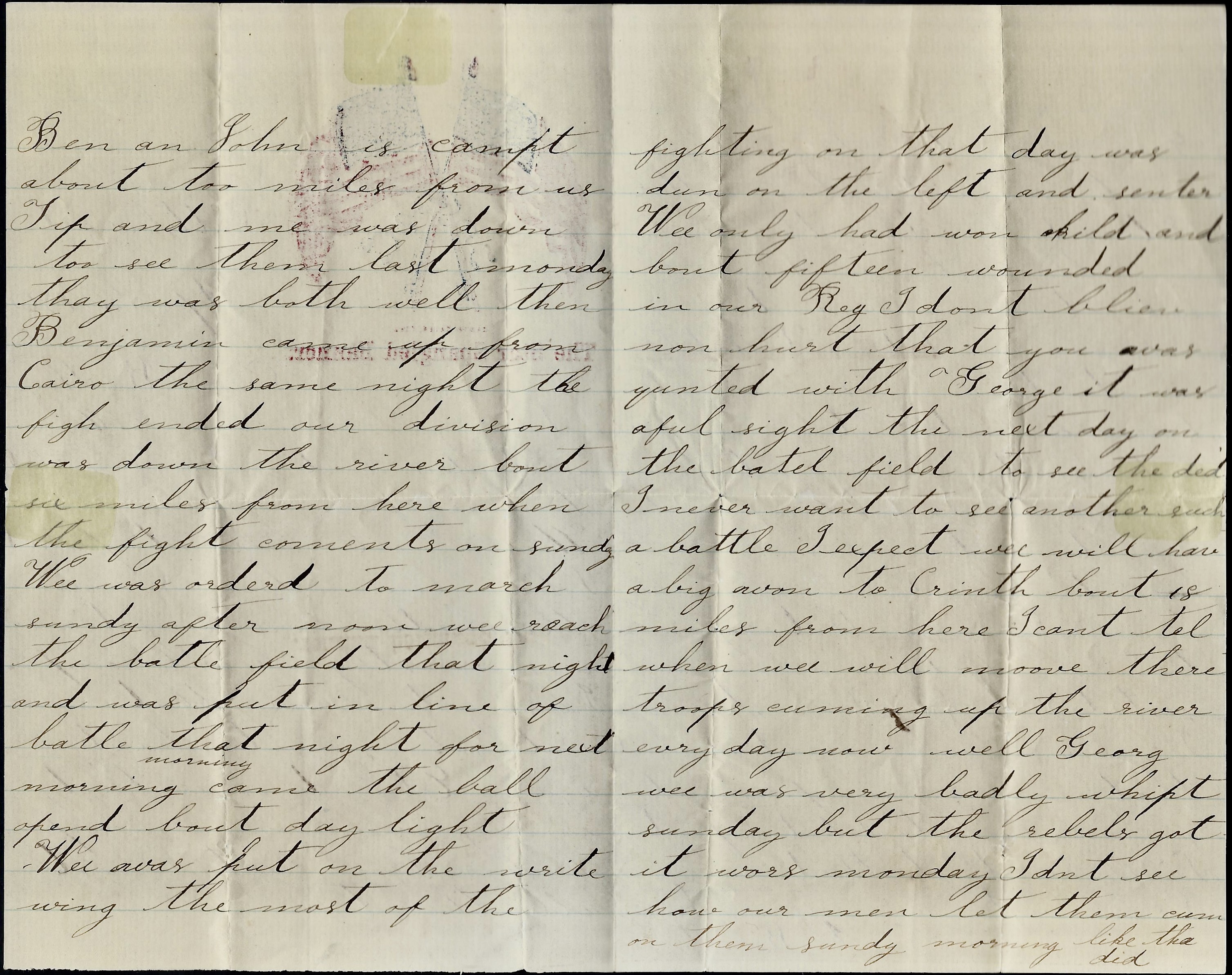 1863: Daniel N. Roberts to his brother George W. Roberts | Spared ...