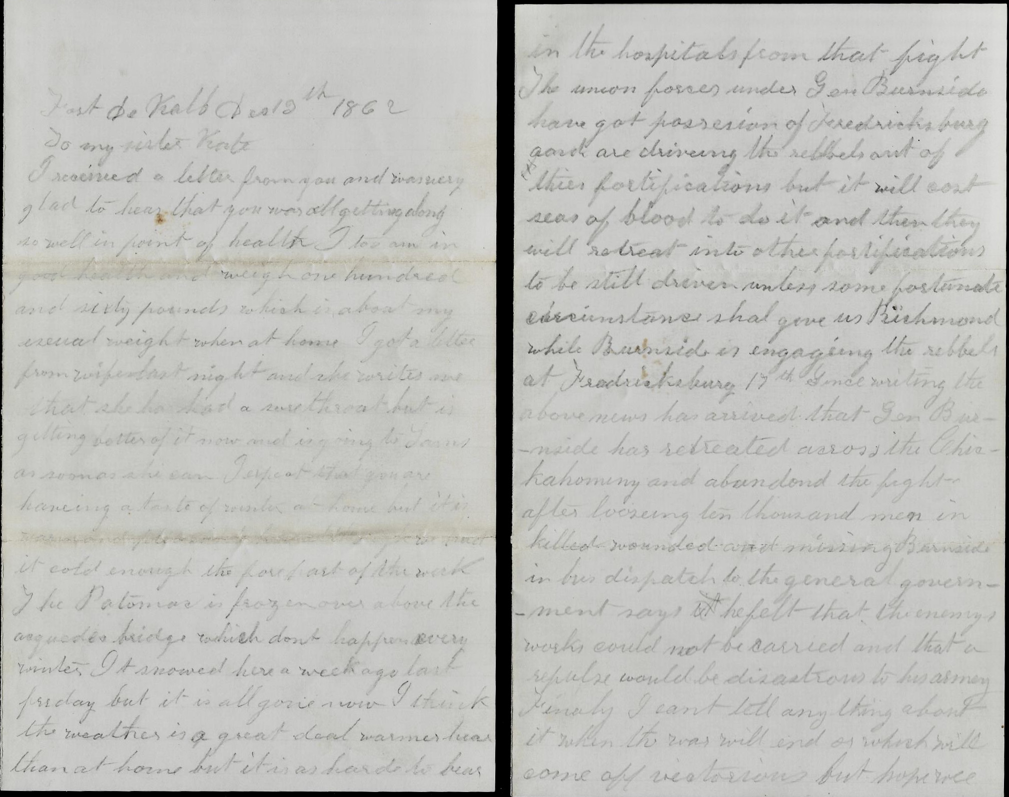 1862: Joshua H. Tower to his sister Kate | Spared & Shared 23