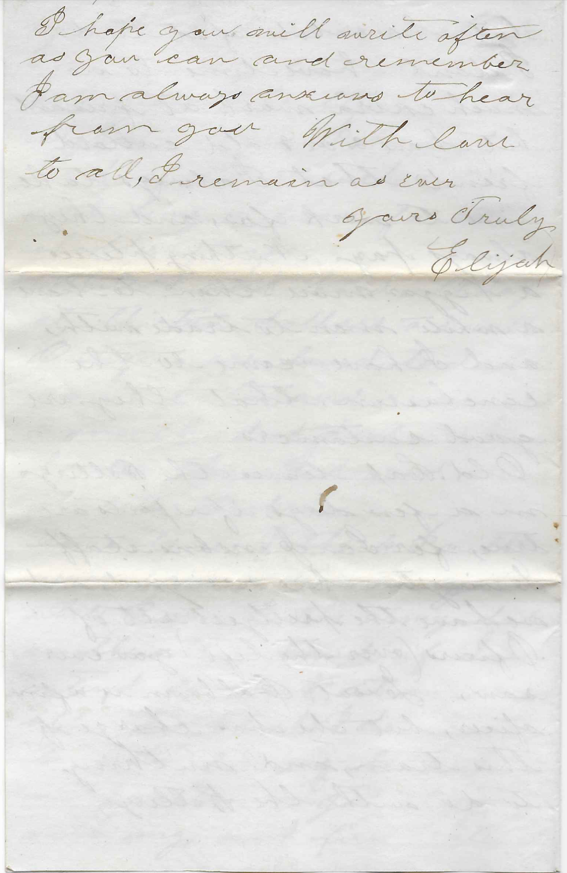 1864: Elijah Nye Harvey to William Riley Harvey | Spared & Shared 23