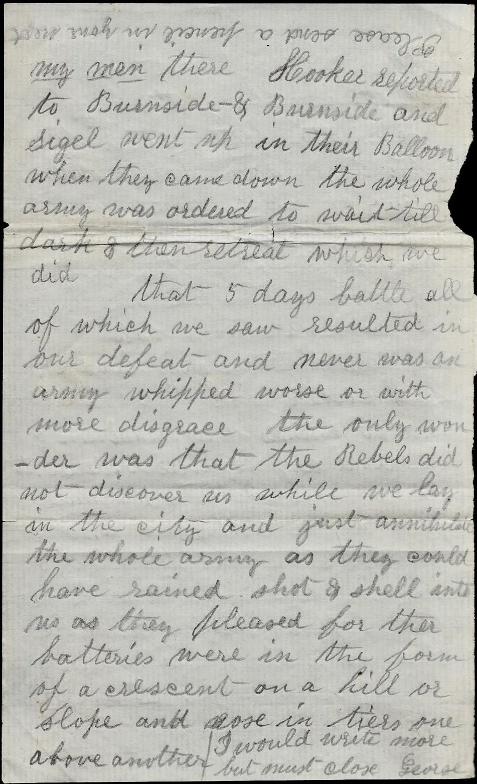 1862-63: “George” to his family at Home | Spared & Shared 23