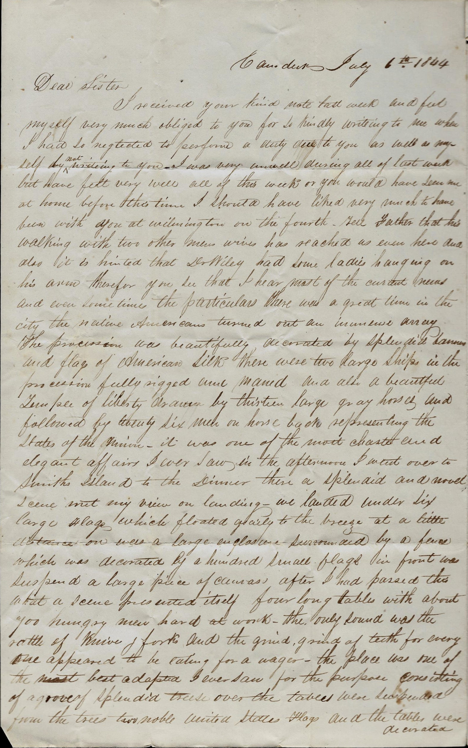 1844: William Dare Garrison to Harriet Fithian Garrison | Spared ...