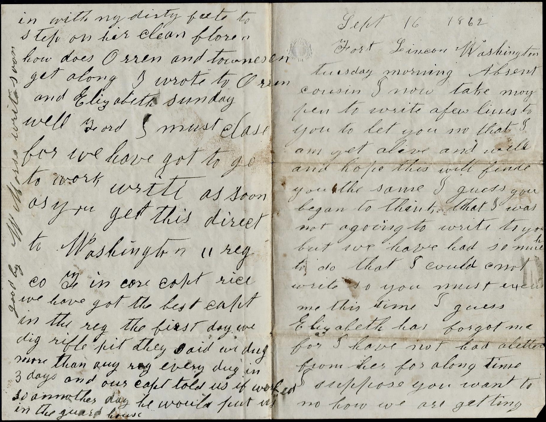 1862: Willard Morse to Hobart Bradley Ford | Spared & Shared 23