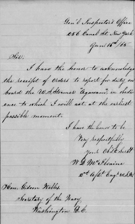 1865: William Duffield McIlvaine to Sarah Jane McIlvaine | Spared ...