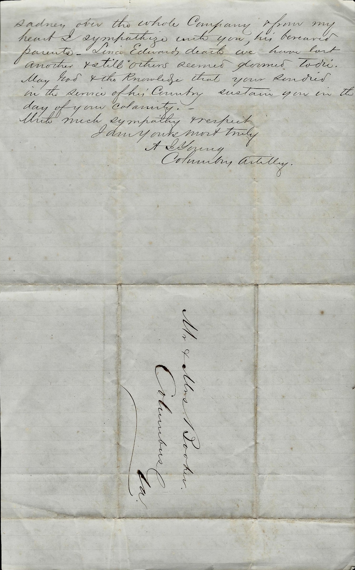 1862: Alfred Irving Young to David Lehman Booher | Spared & Shared 23