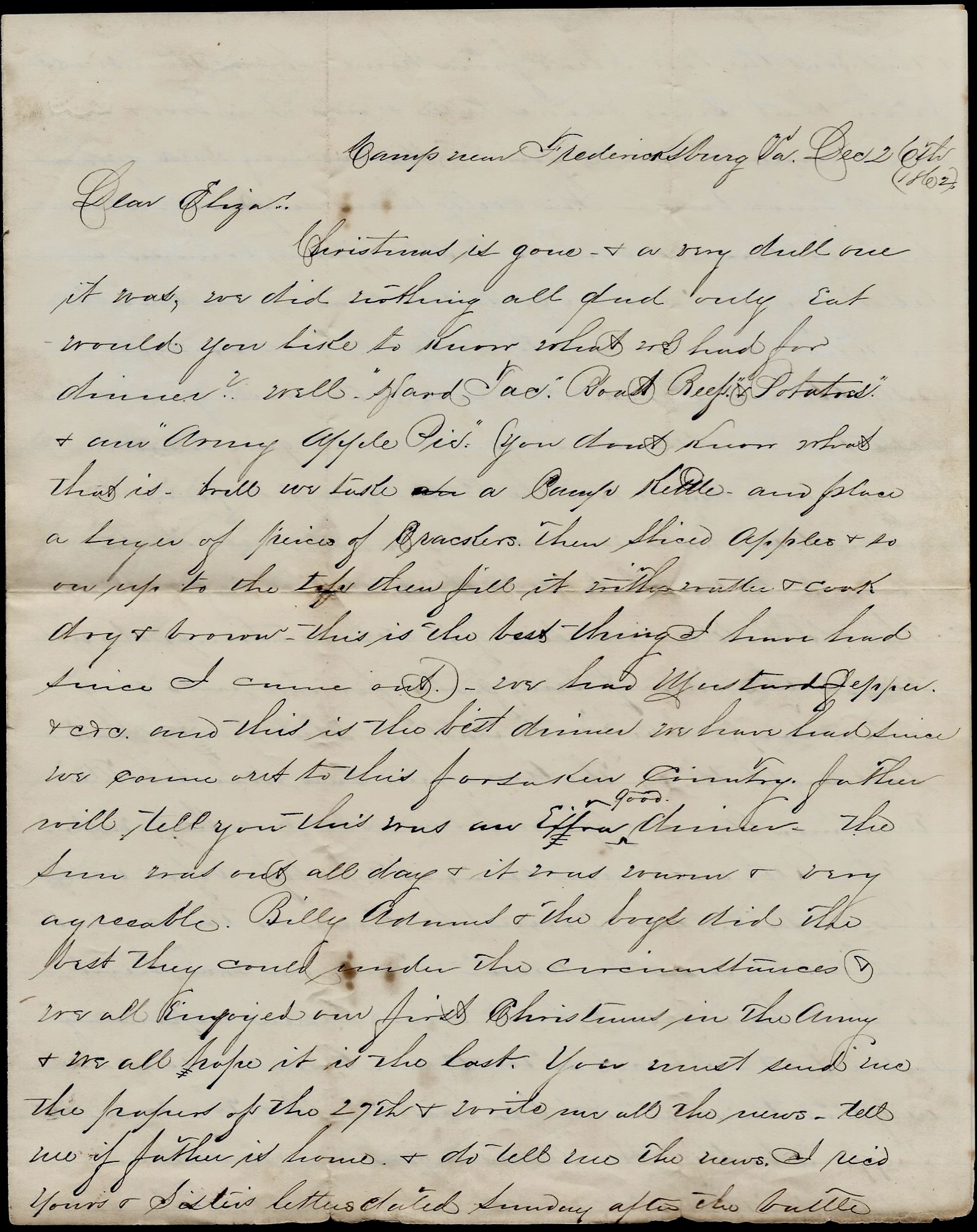 1862: William B. Glass to Eliza Glass | Spared & Shared 23