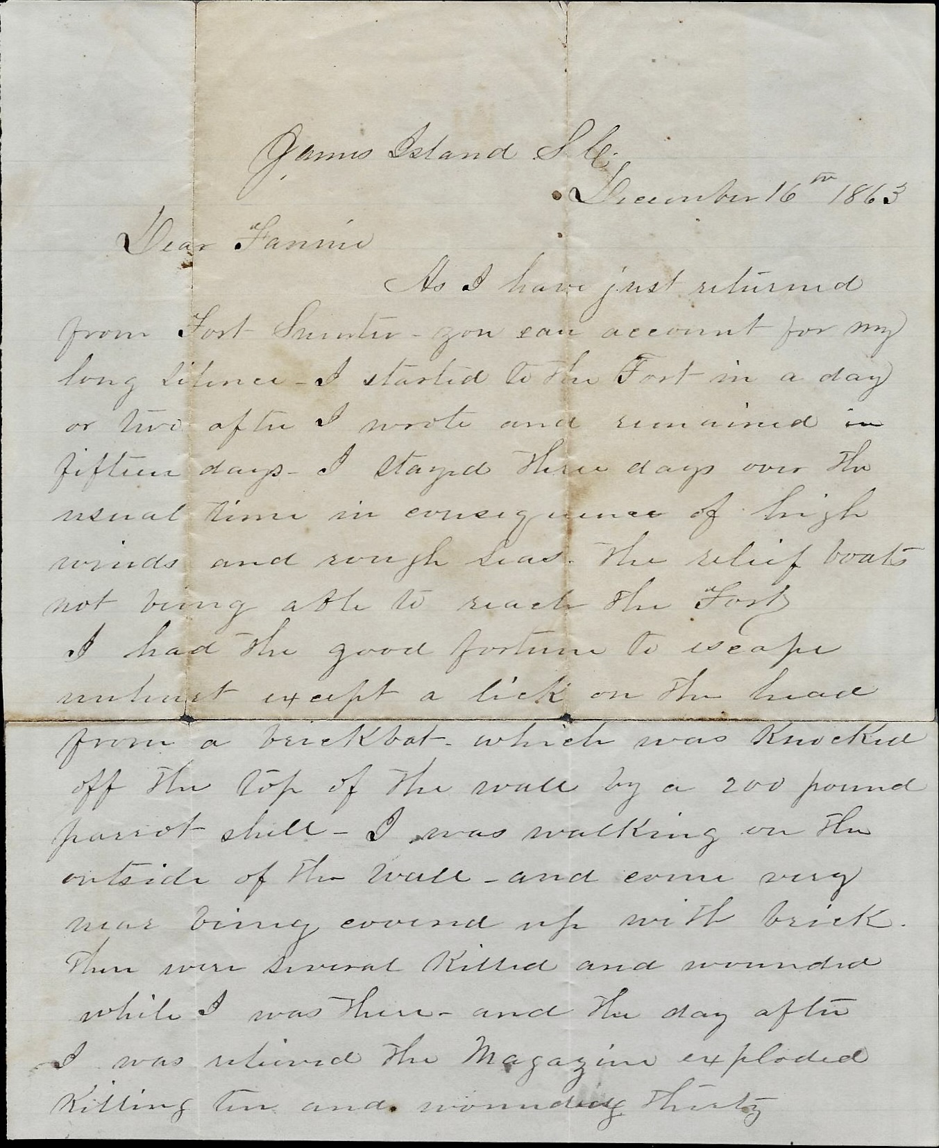 1863: Freeman Walker to Fannie (Walker) Miller | Spared & Shared 23