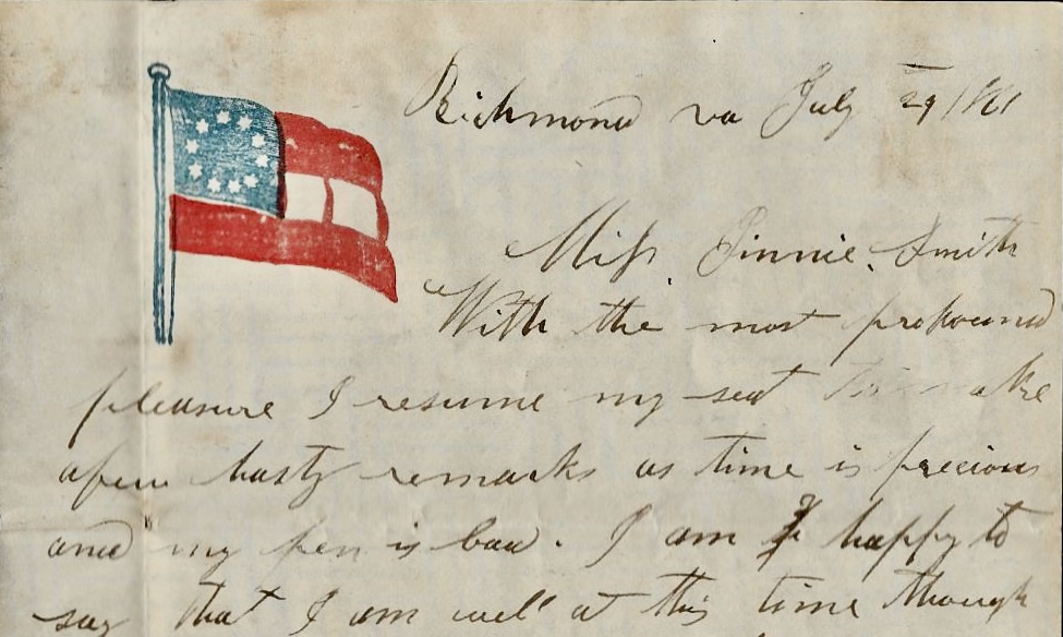 1861: George A. Weldon to Jennie Smith | Spared & Shared 23