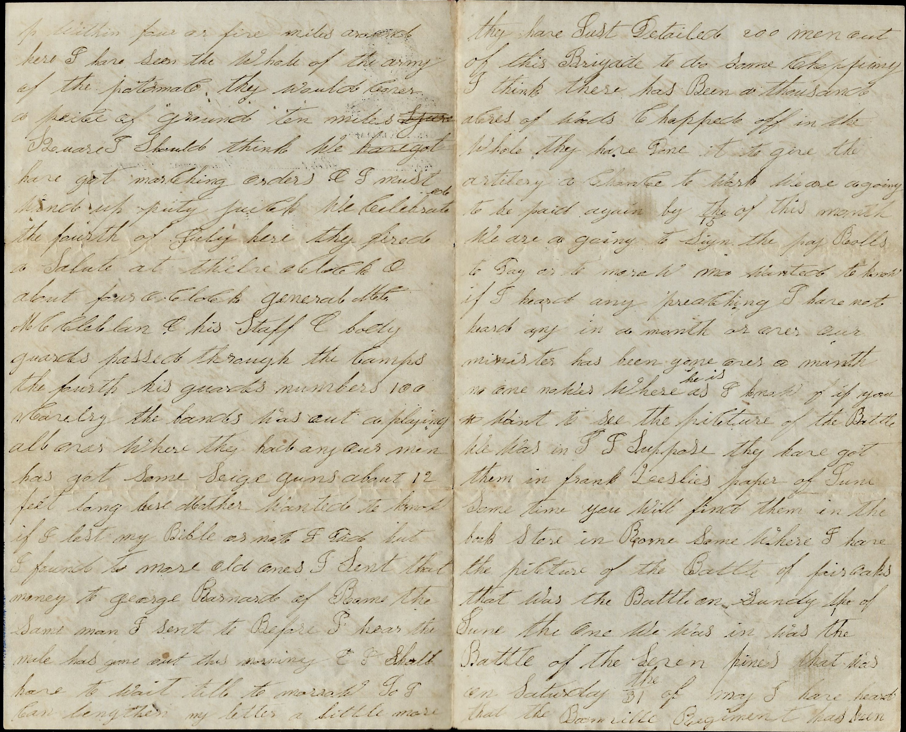 1862: Franklin Darius Sizer to Julia A. Sizer | Spared & Shared 23