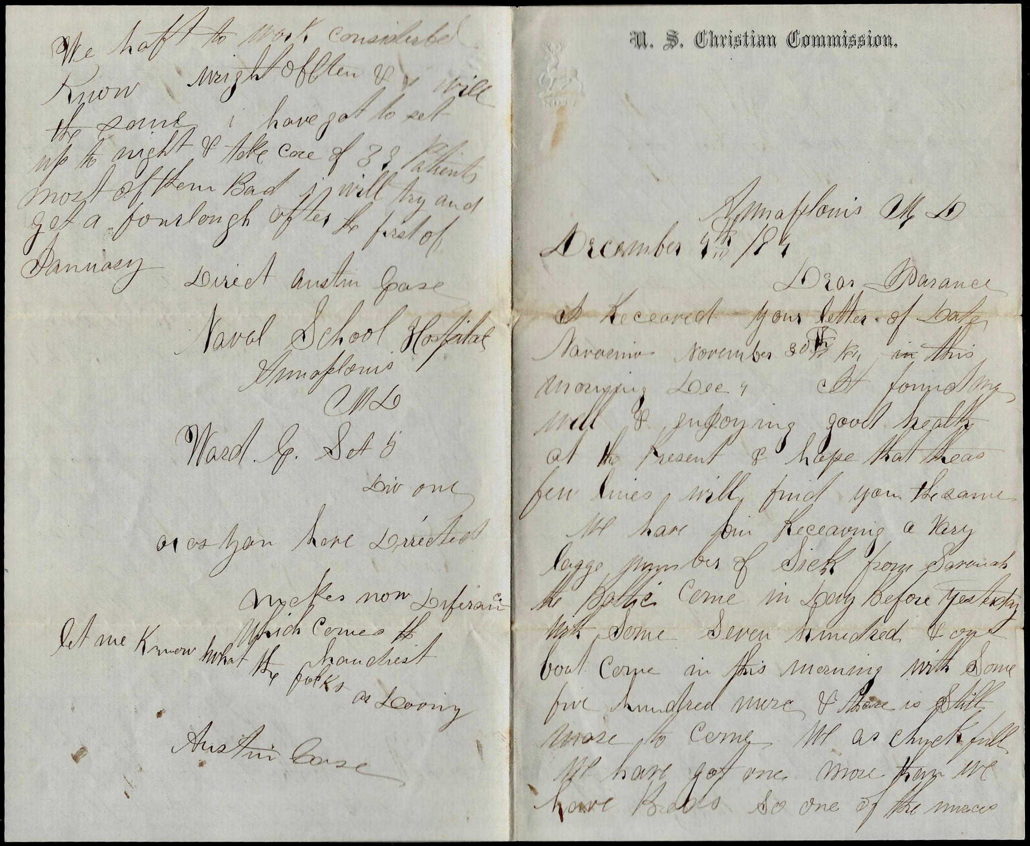 1864: Austin Case to Lewis Case | Spared & Shared 23