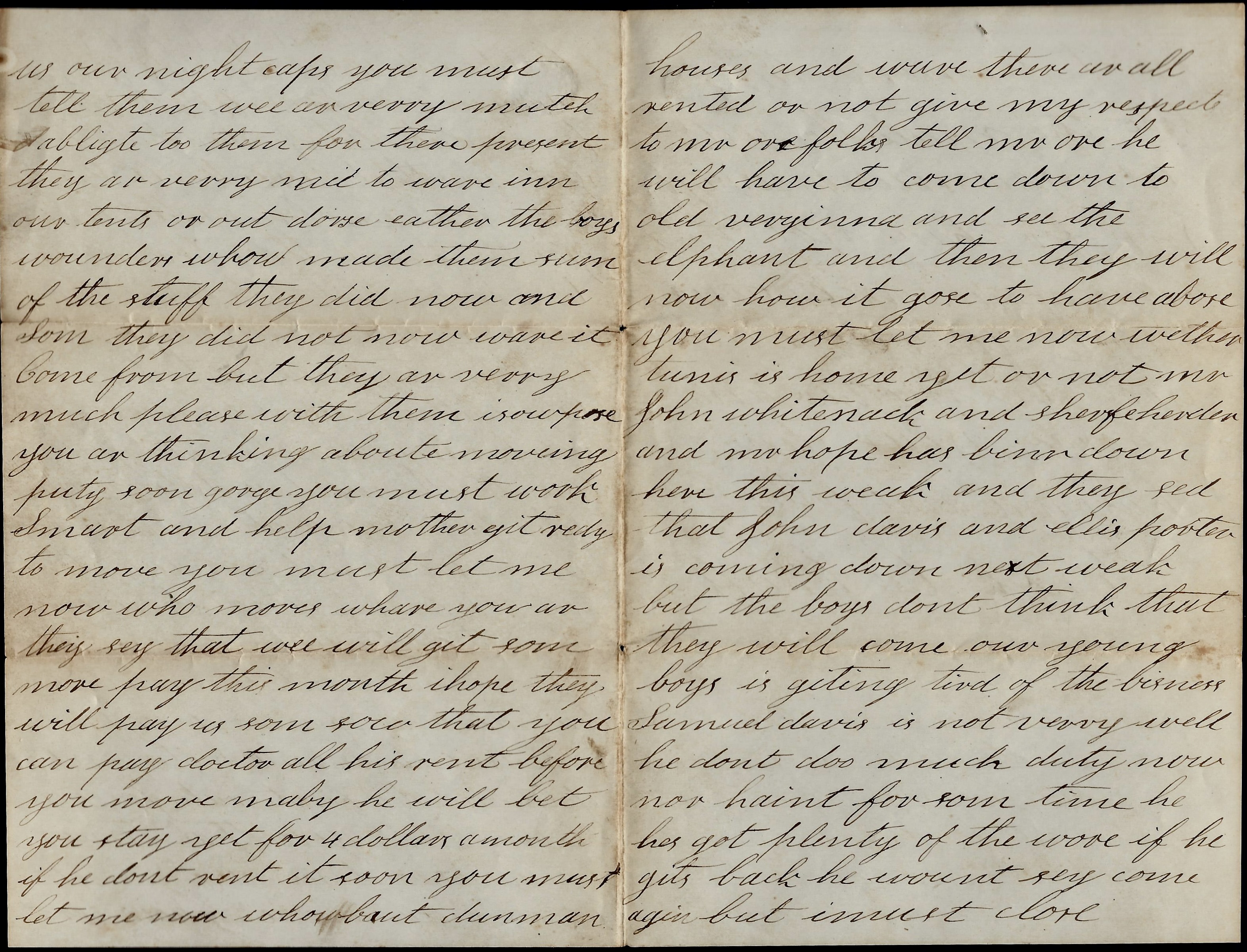 1863: Enoch Carkhuff to Mary (Reed) Carkhuff | Spared & Shared 23
