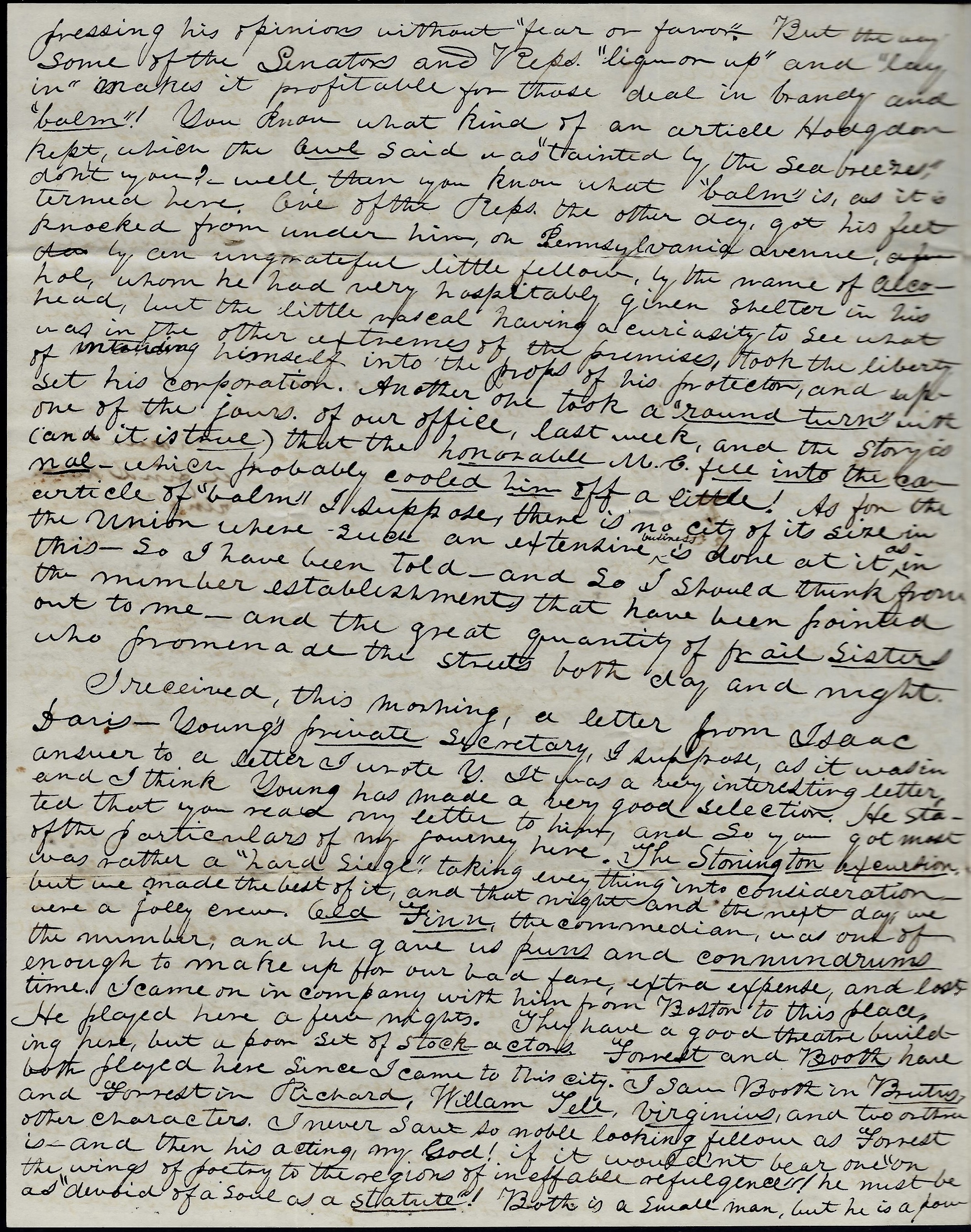 1838: Henry Simpson Mesinger Farnam to George Henry Hough Silsby ...
