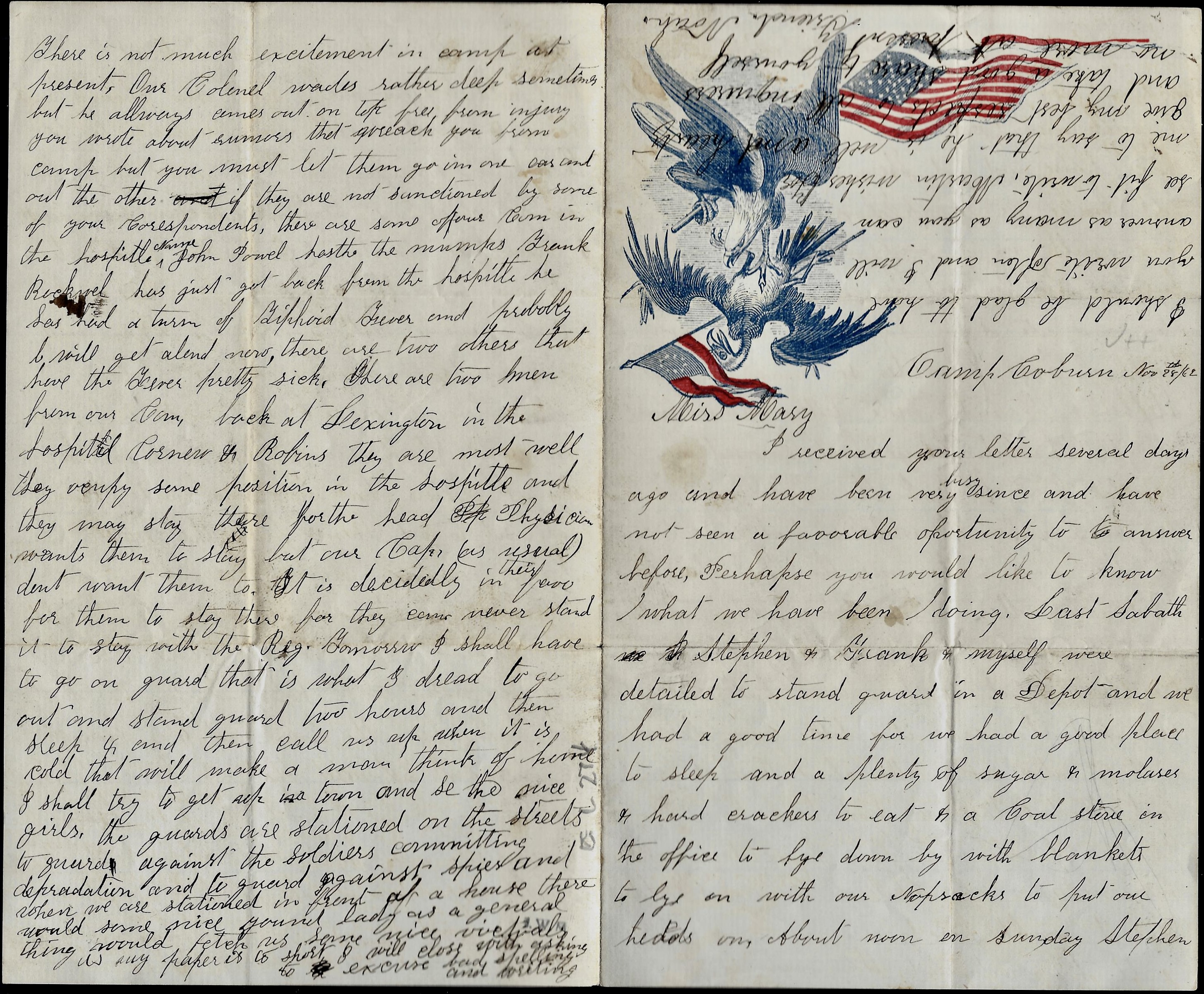 1862: Noah Merriam to his Friend Mary | Spared & Shared 23