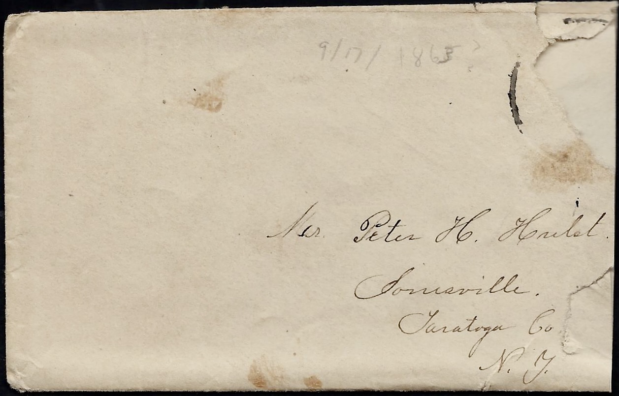 1863: Mary Henrietta Miller to Peter Henry Hulst | Spared & Shared 23