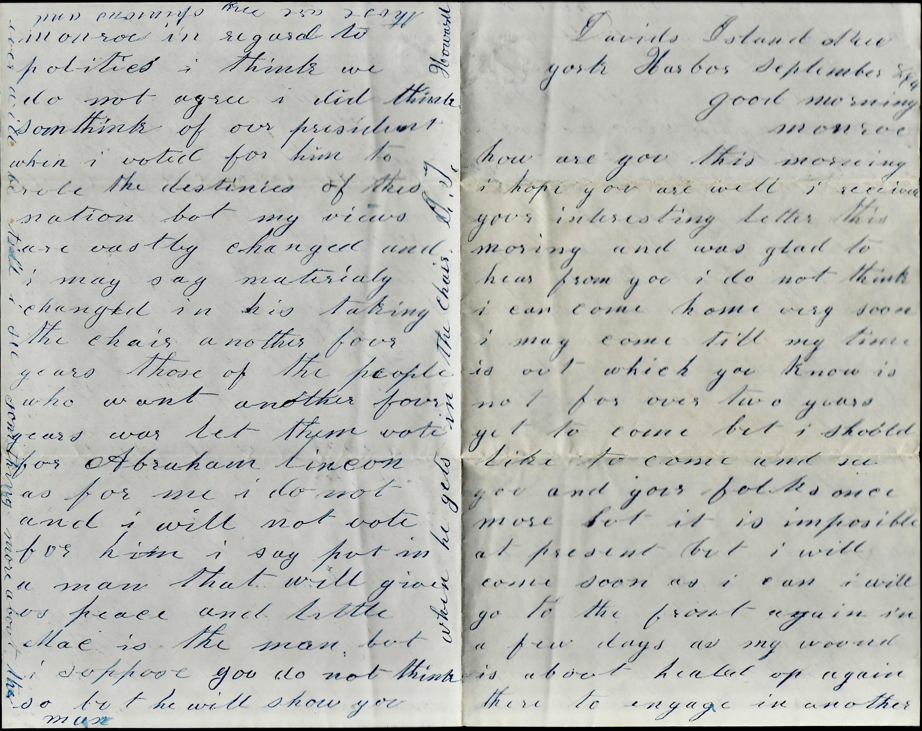 1864: Jerome T. Howard to Monroe K. Weller | Spared & Shared 23