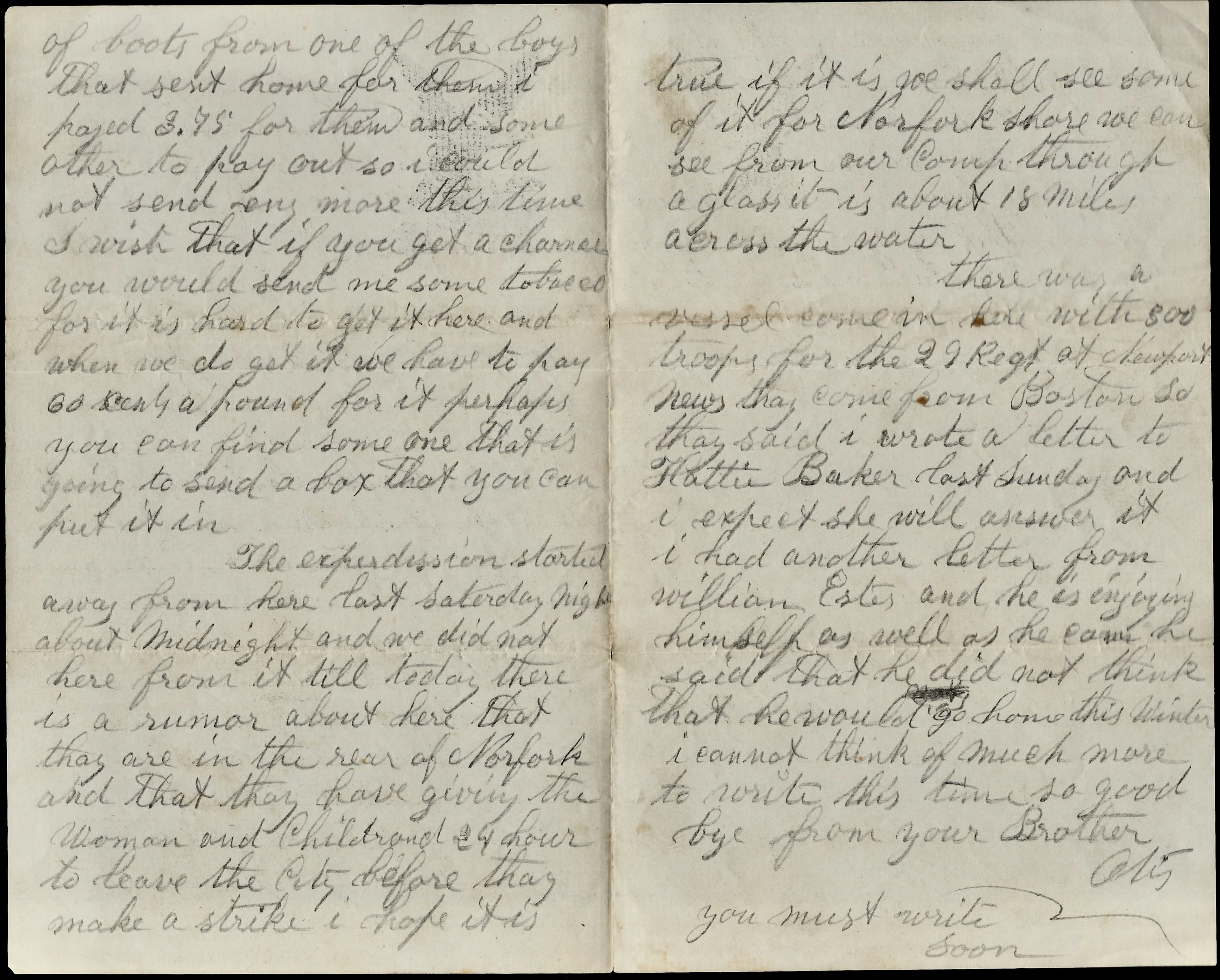 1862: Samuel Otis Sawyer to James Monroe Sawyer | Spared & Shared 23