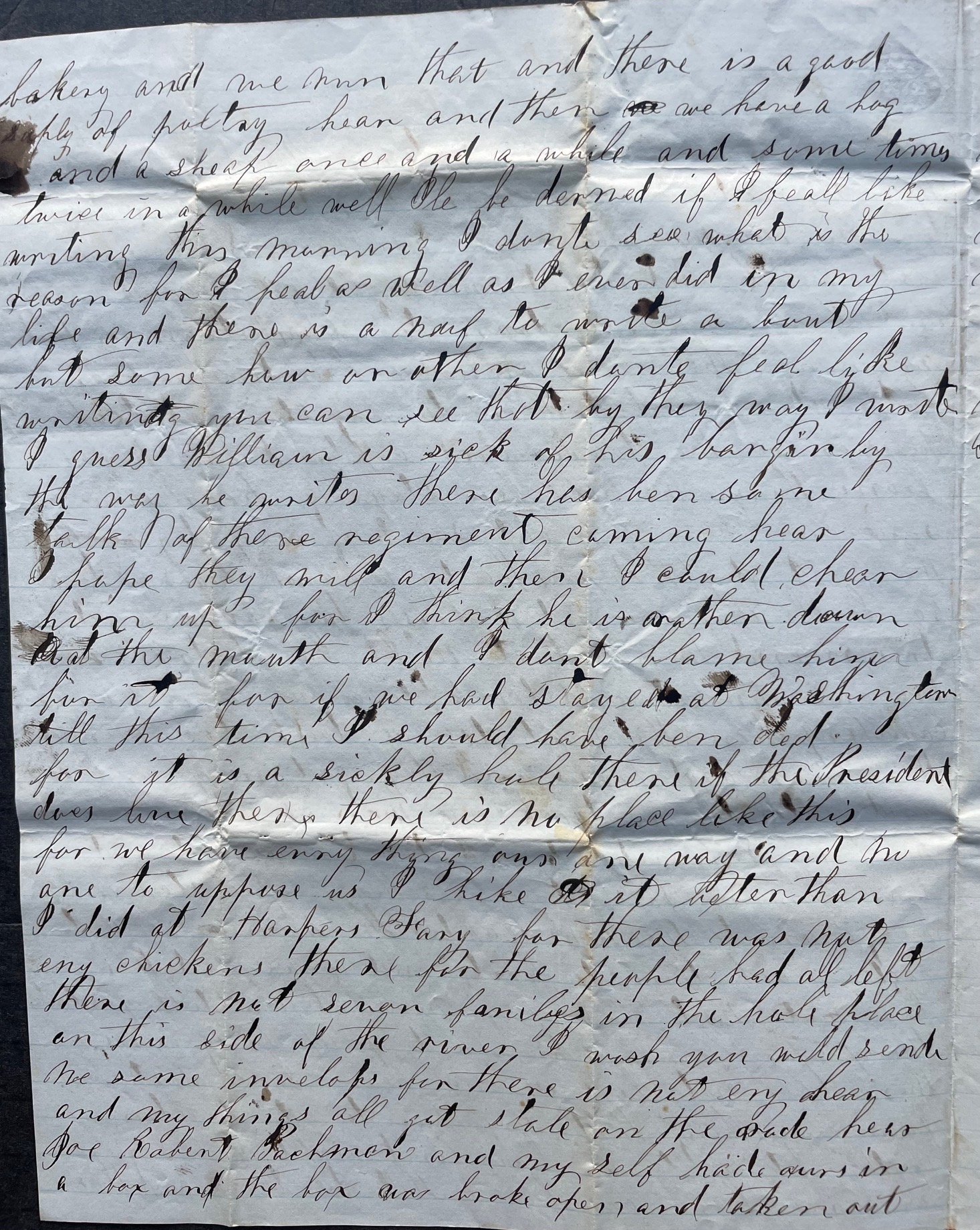 1862: Charles Harrison Wilber to Sanford Wilber | Spared & Shared 23