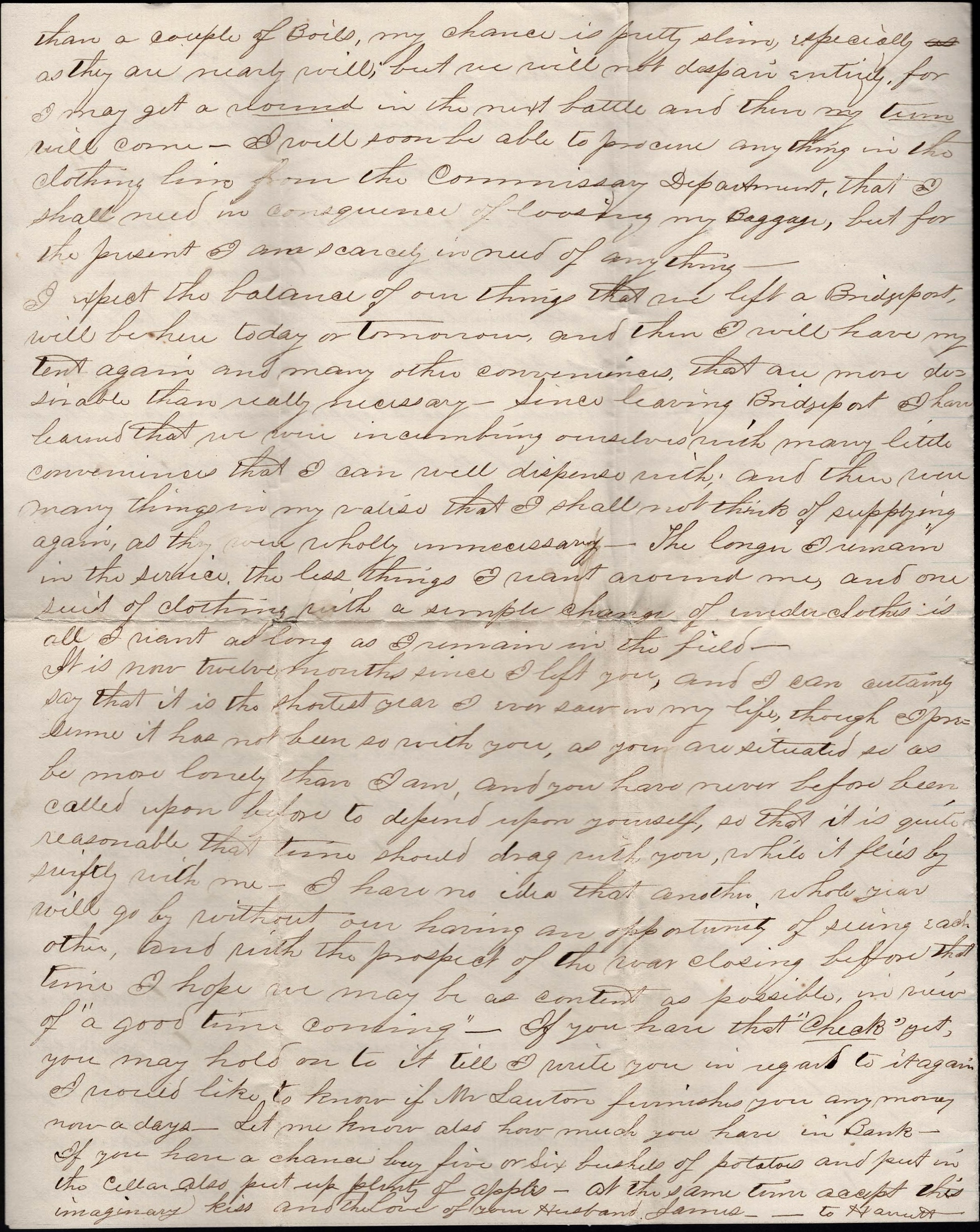 1863: James Alfred Jones to Harriett (Hoghton) Jones | Spared & Shared 23