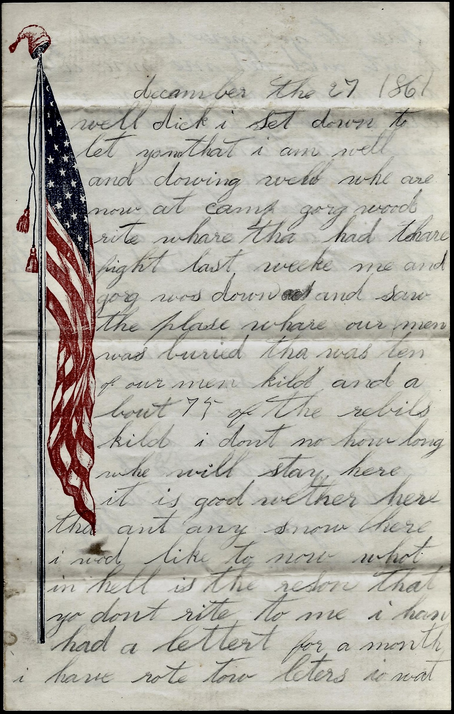 1861: James H. Smith to Willard Smith | Spared & Shared 23