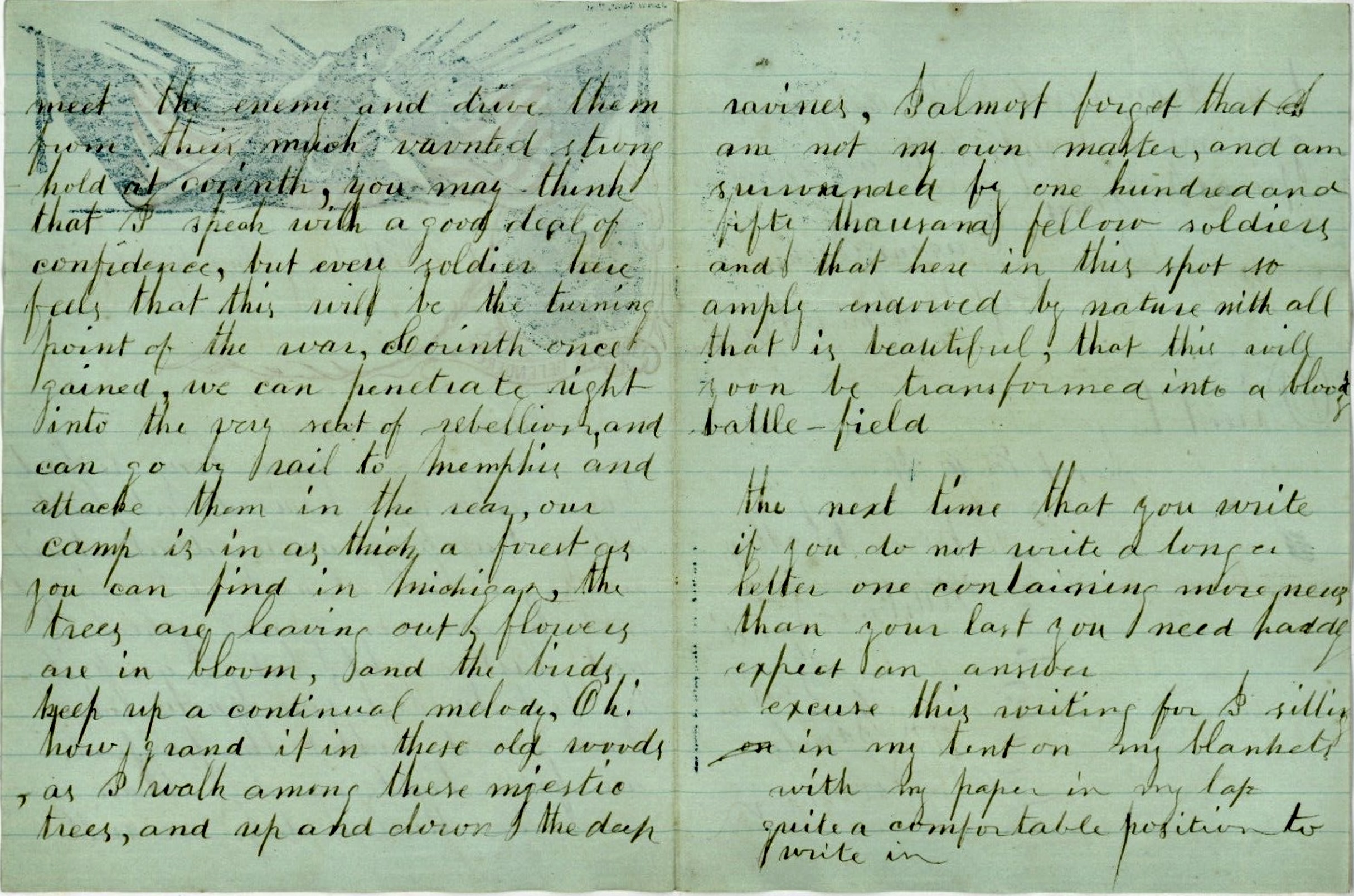 1862: Eugene Oscar Fechet to Friend Marshall | Spared & Shared 23