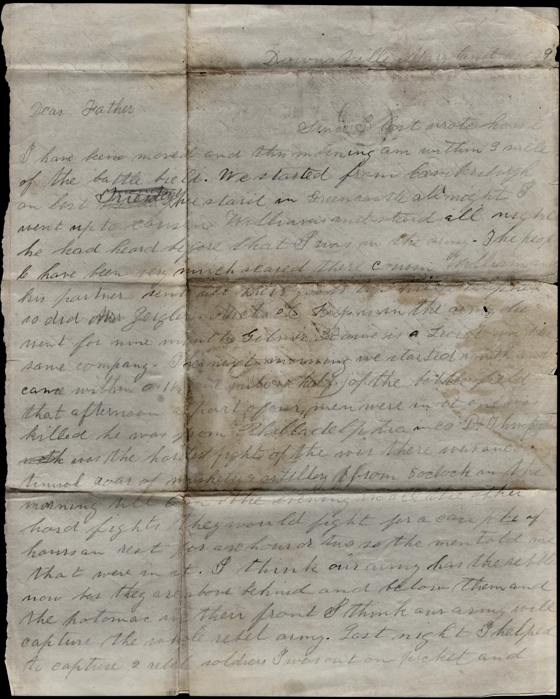 1862-63: Adam Turney Kreps to his Brother | Spared & Shared 23