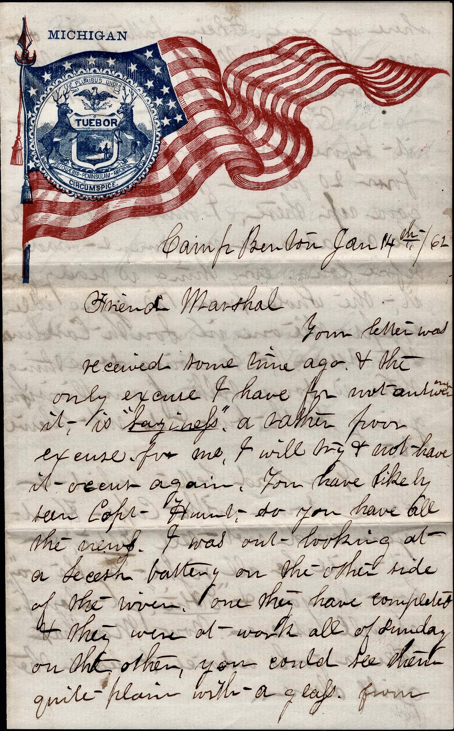 1862: Charles Thompson to Friend Marshal | Spared & Shared 23