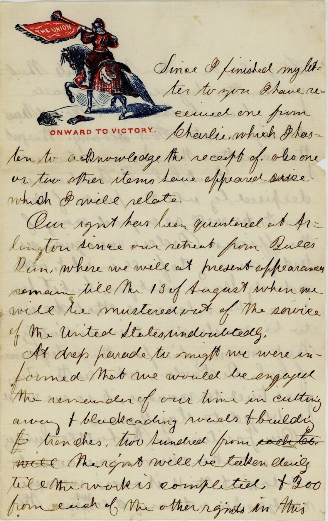 1861: Unidentified 2nd Michigan Infantry Soldier to a Friend | Spared ...