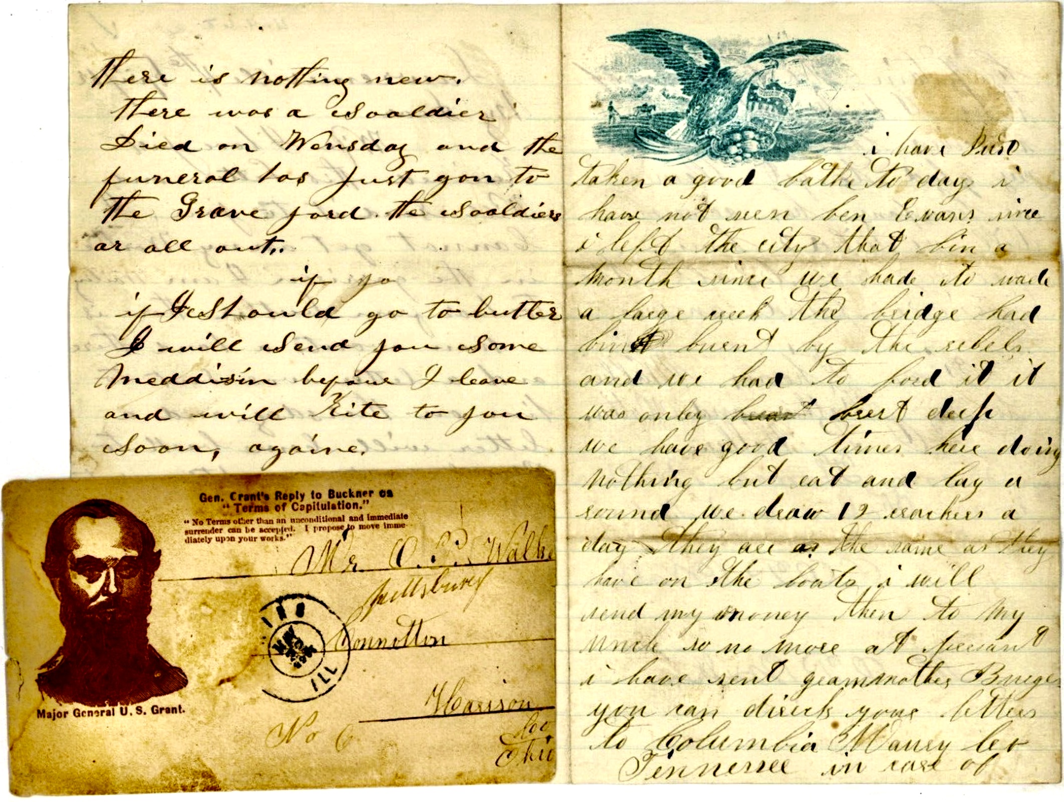 1862: Thomas M. Walker to Oliver Hazard Perry Walker | Spared & Shared 23