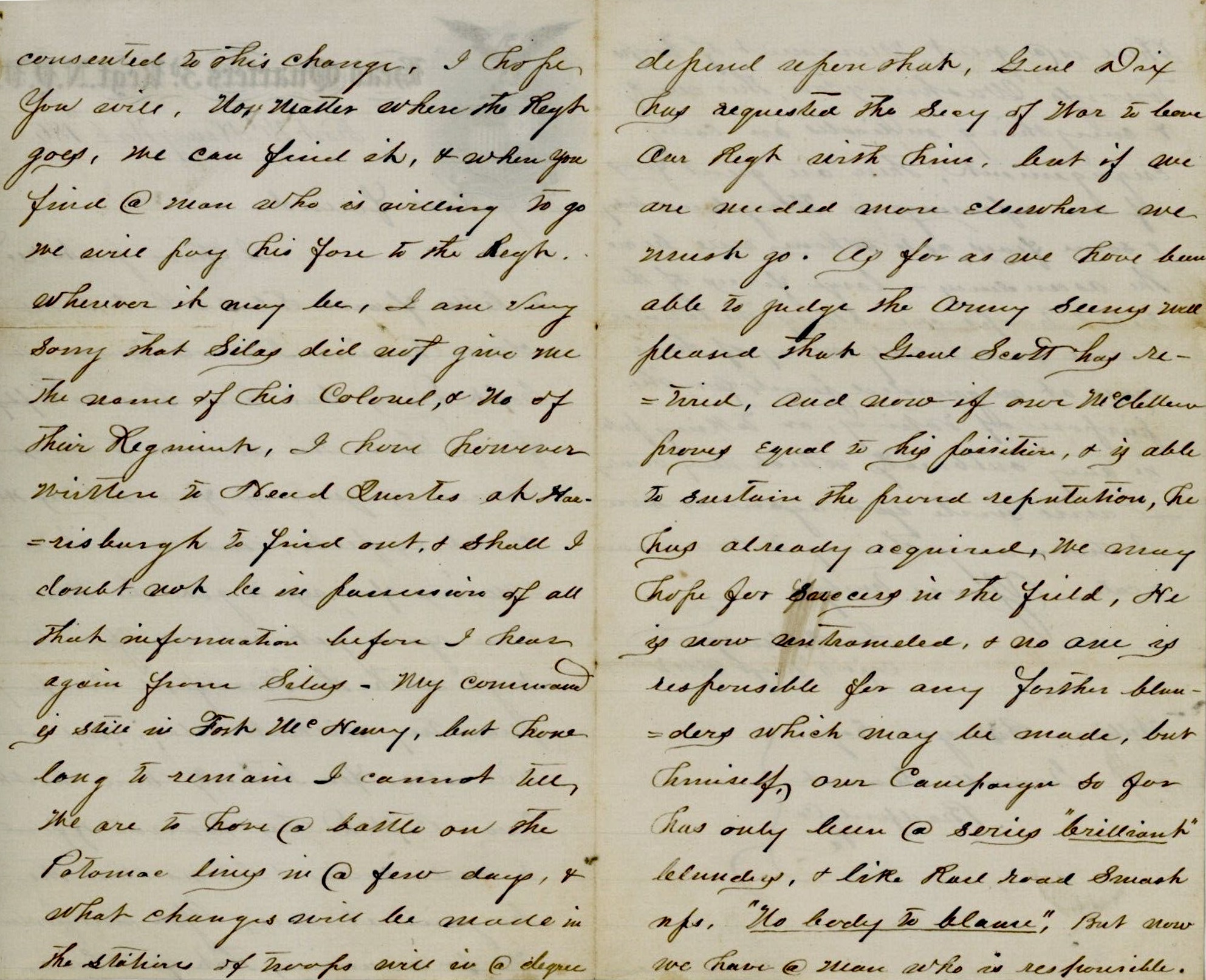 1861: John Elmer Mulford to William Runyon | Spared & Shared 23